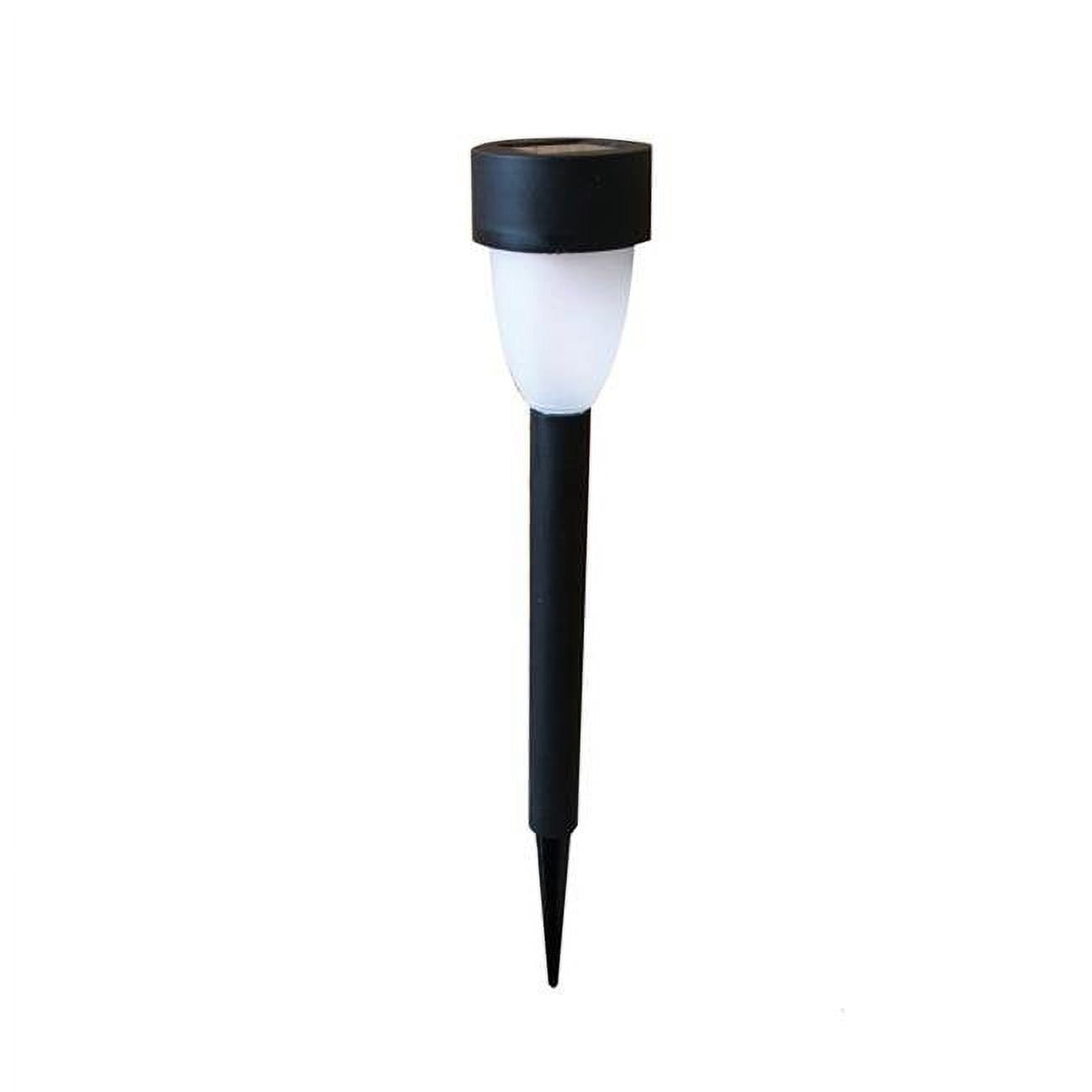 Living Accents 3908464 Black Solar Powered LED Pathway Light, Pack of ...