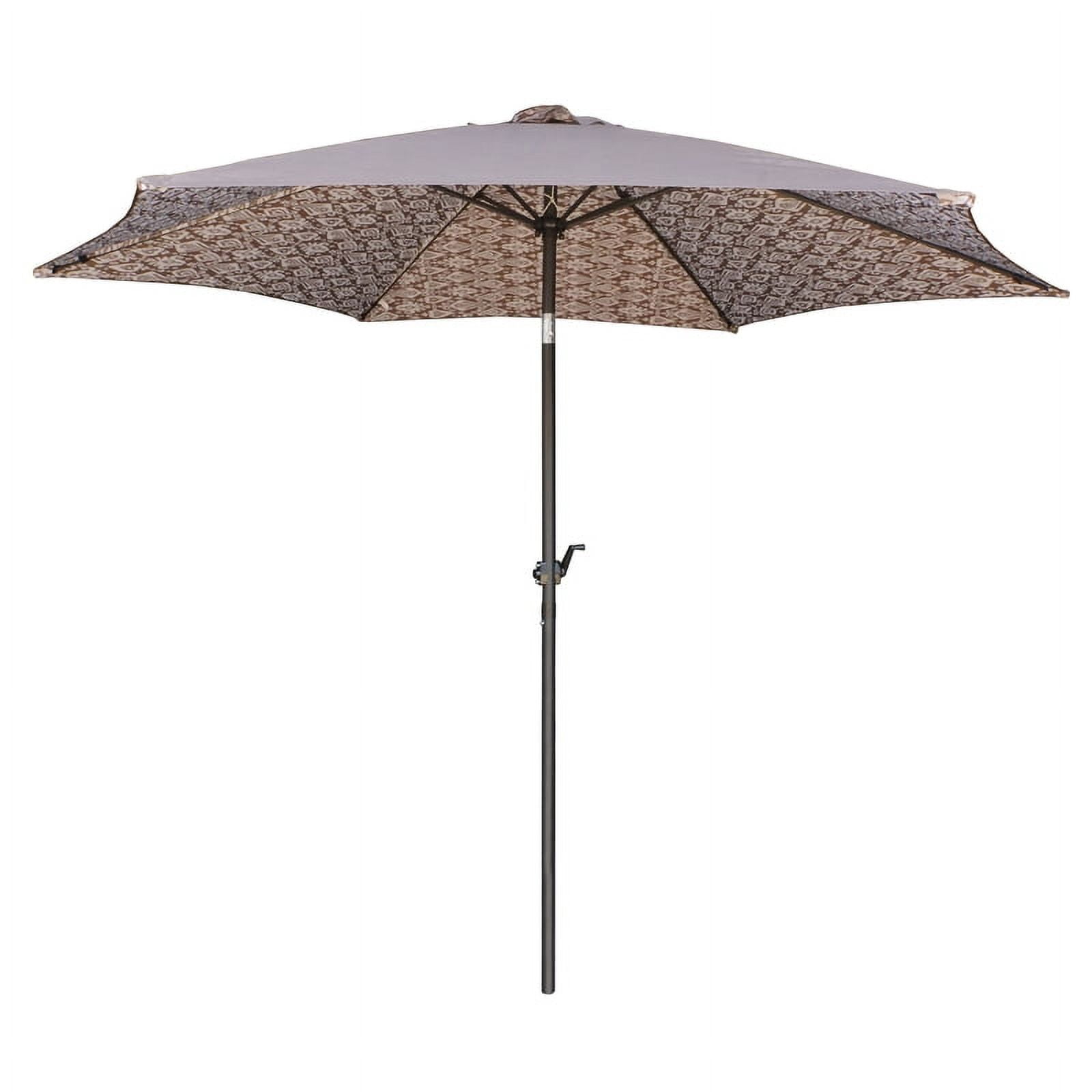 Living Accents 8660102 9 ft. Tiltable Market Umbrella - Tan - Walmart.com
