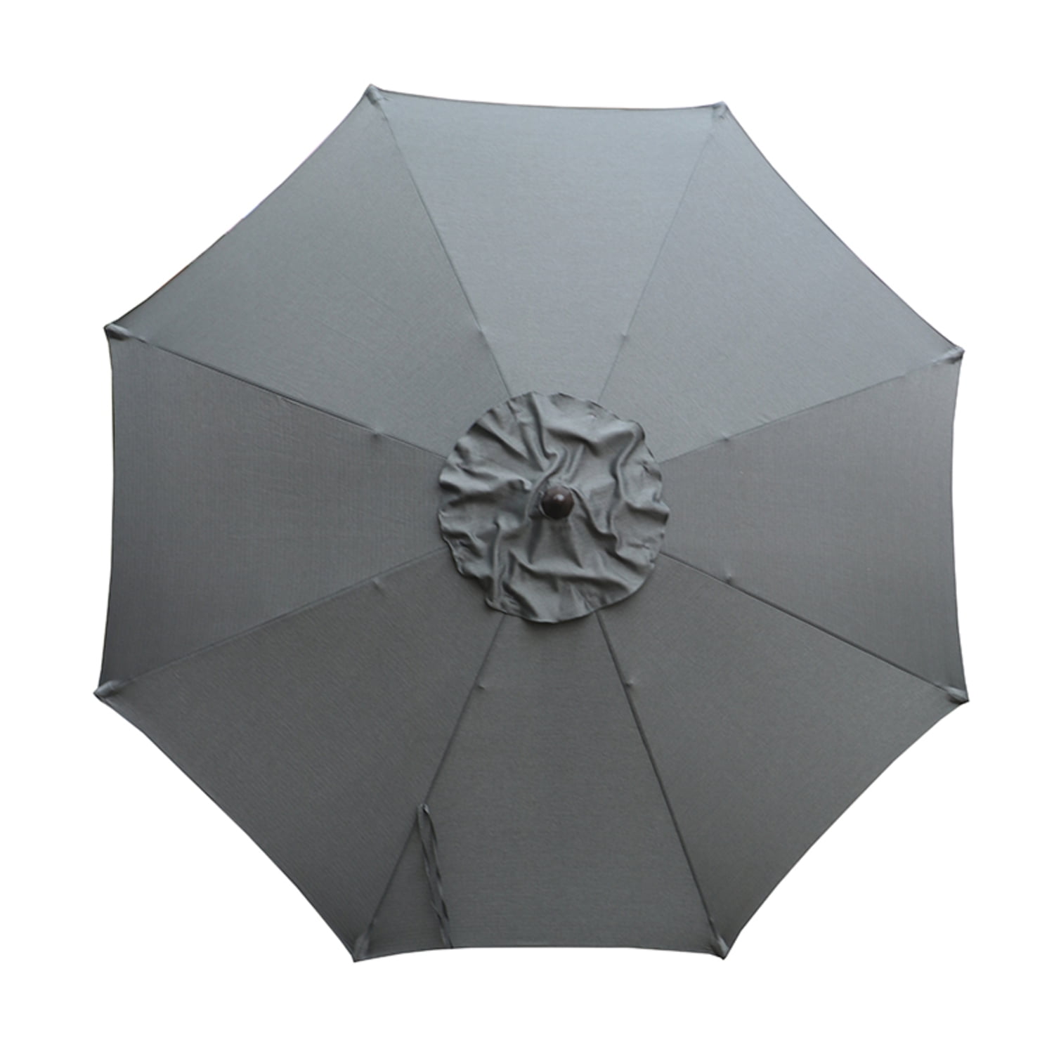Living Accents 9' Outdoor Patio Market Umbrella, Push Button Tilt ...