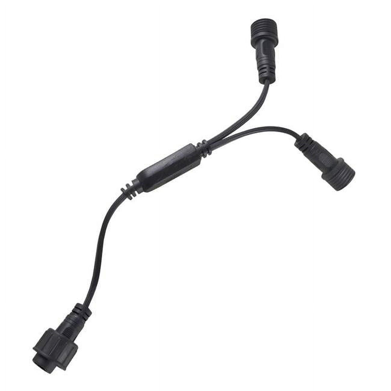 Living Accents A-YY-CL Y-Adapter, Black, 18 Gauge - Walmart.com