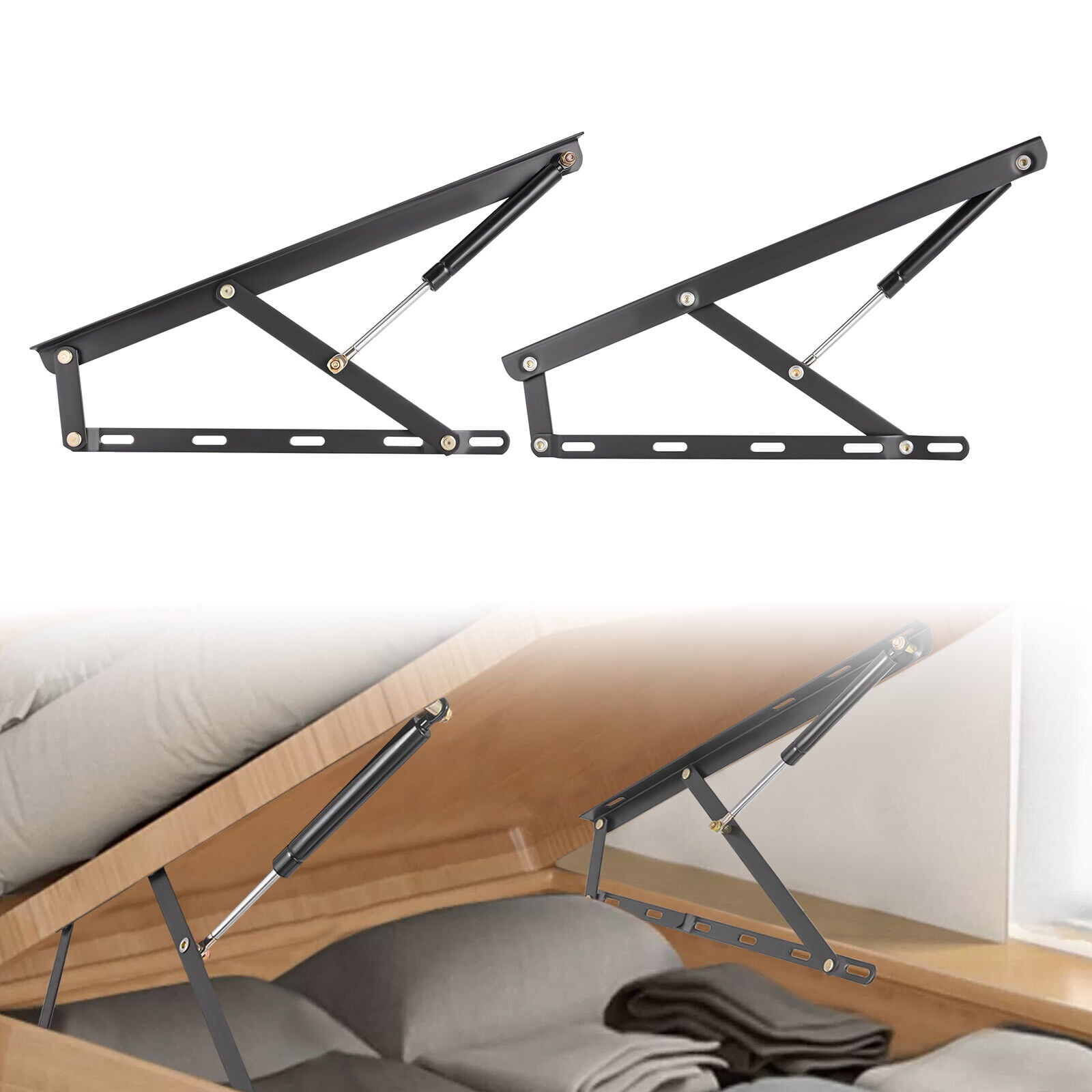 Living Bed Lift Mechanism Sofa Lift Kit Bed Storage Lift Gas Spring Set ...