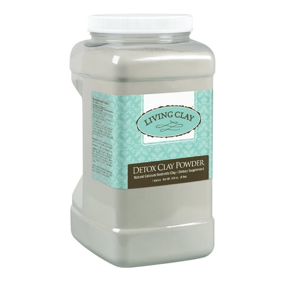 Living Clay Detox Clay Powder | All-Natural Bentonite Calcium Clay for ...