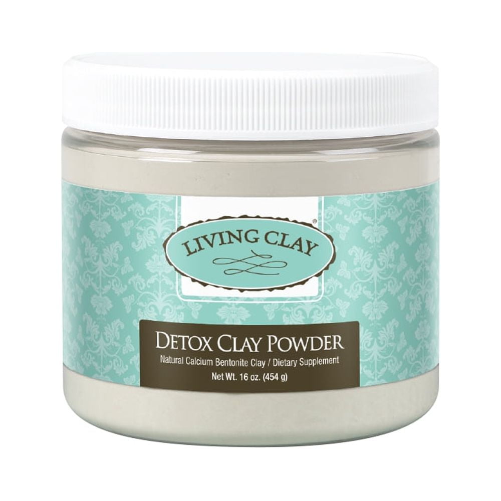 Living Clay® Detox Clay Powder | All-Natural Bentonite Calcium Clay for ...