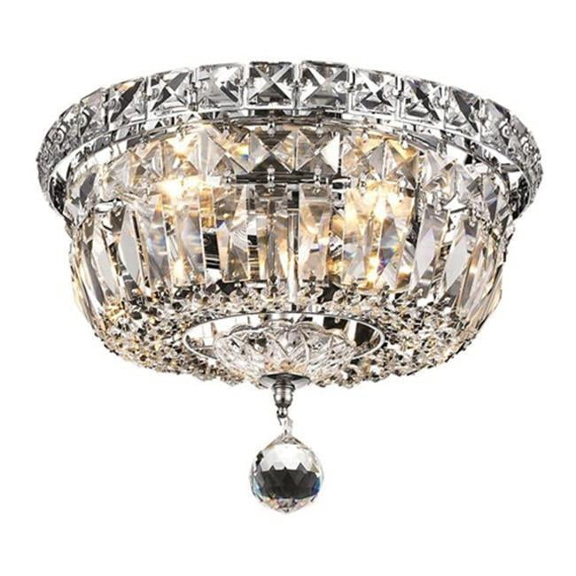 Living District 10 in. Wiley 4 Lights Flush Mount Ceiling Light ...
