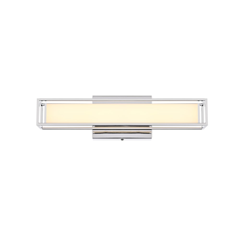 Living District Aden 16 Inch Led Wall Sconce In Chrome - Walmart.com