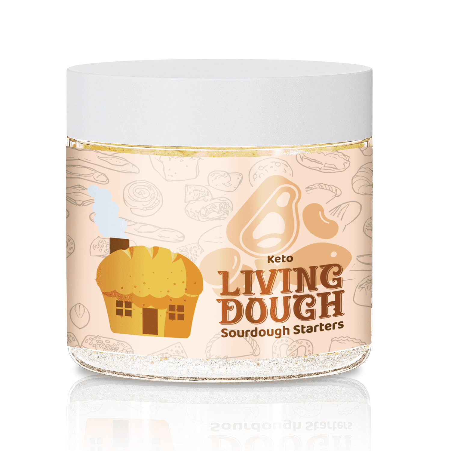 Living Dough - Keto Live Sourdough Starter Culture - Low Carb ...