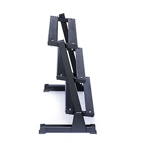 Living.Fit Dumbbell Rack, 3-Tier Steel Dumbbell Rack Weight Storage ...