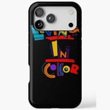 Living In Color Abstract Art Tough iPhone Case 11 to 17 Pro Max ...
