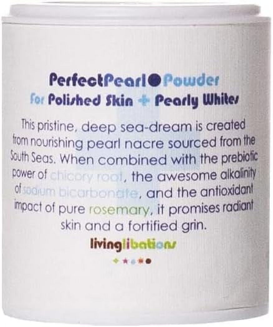 Living Libations - Organic Perfect Pearl Tooth Powder + Exfoliating ...