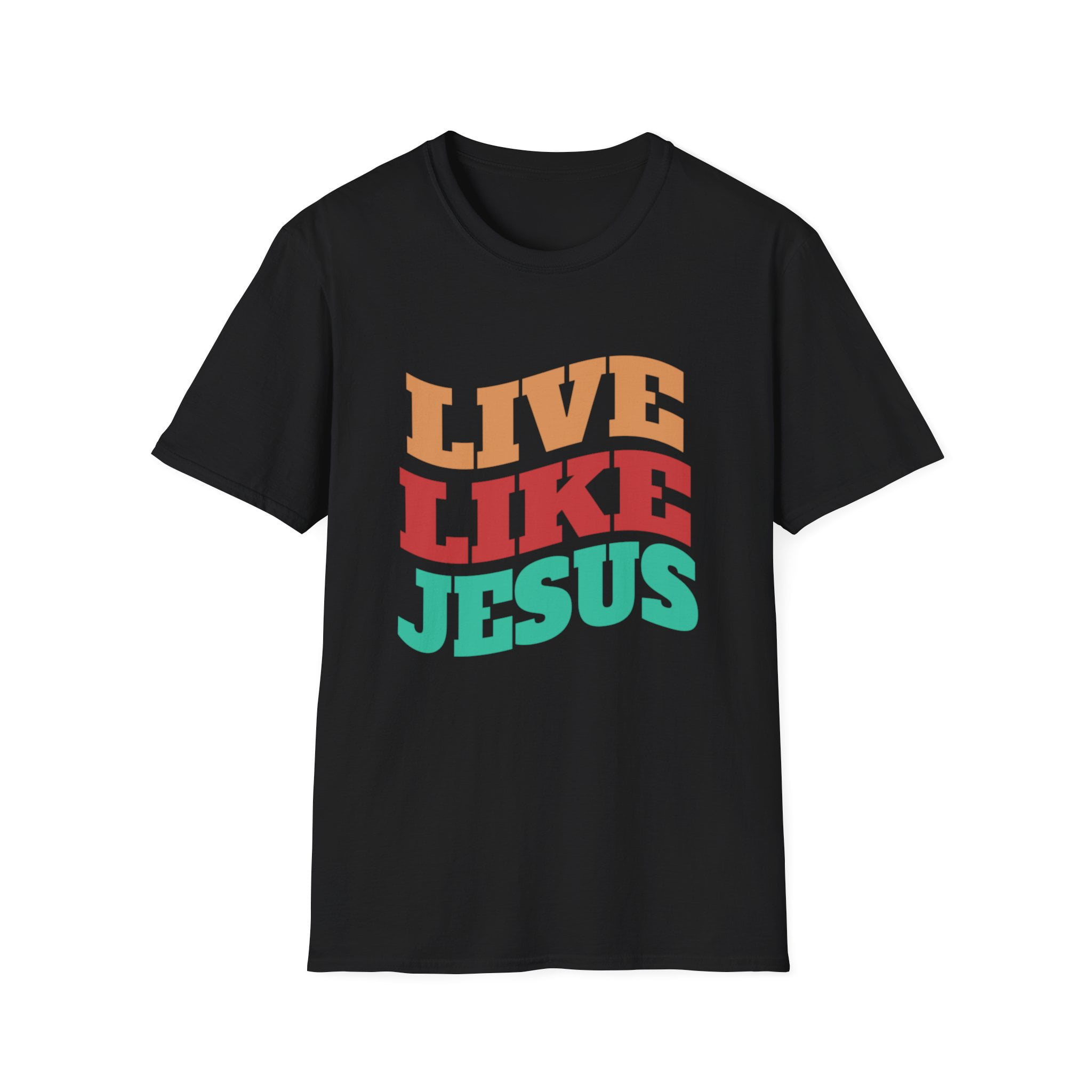 Living Like Jesus Religious God Christian Curved Letter - Walmart.com