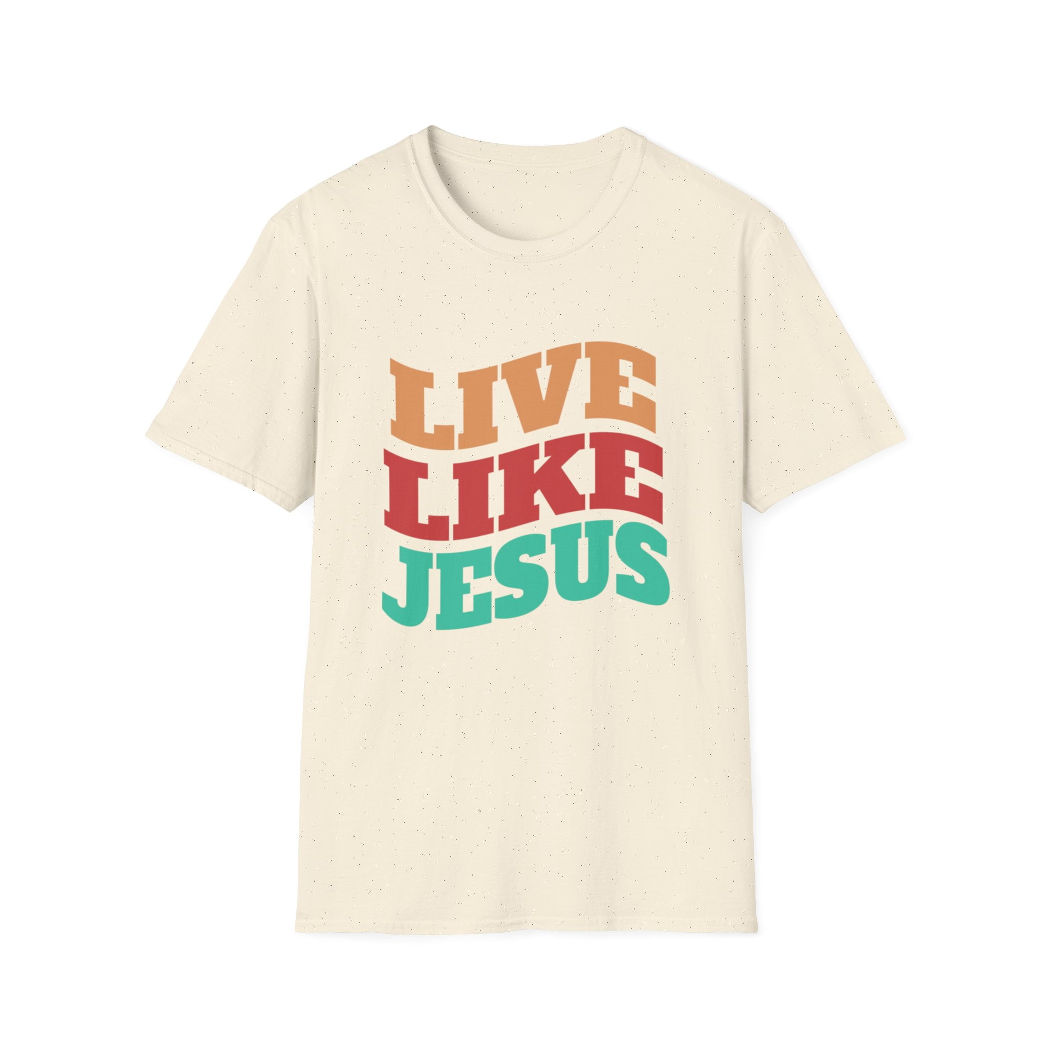 Living Like Jesus Religious God Christian Curved Letter - Walmart.com