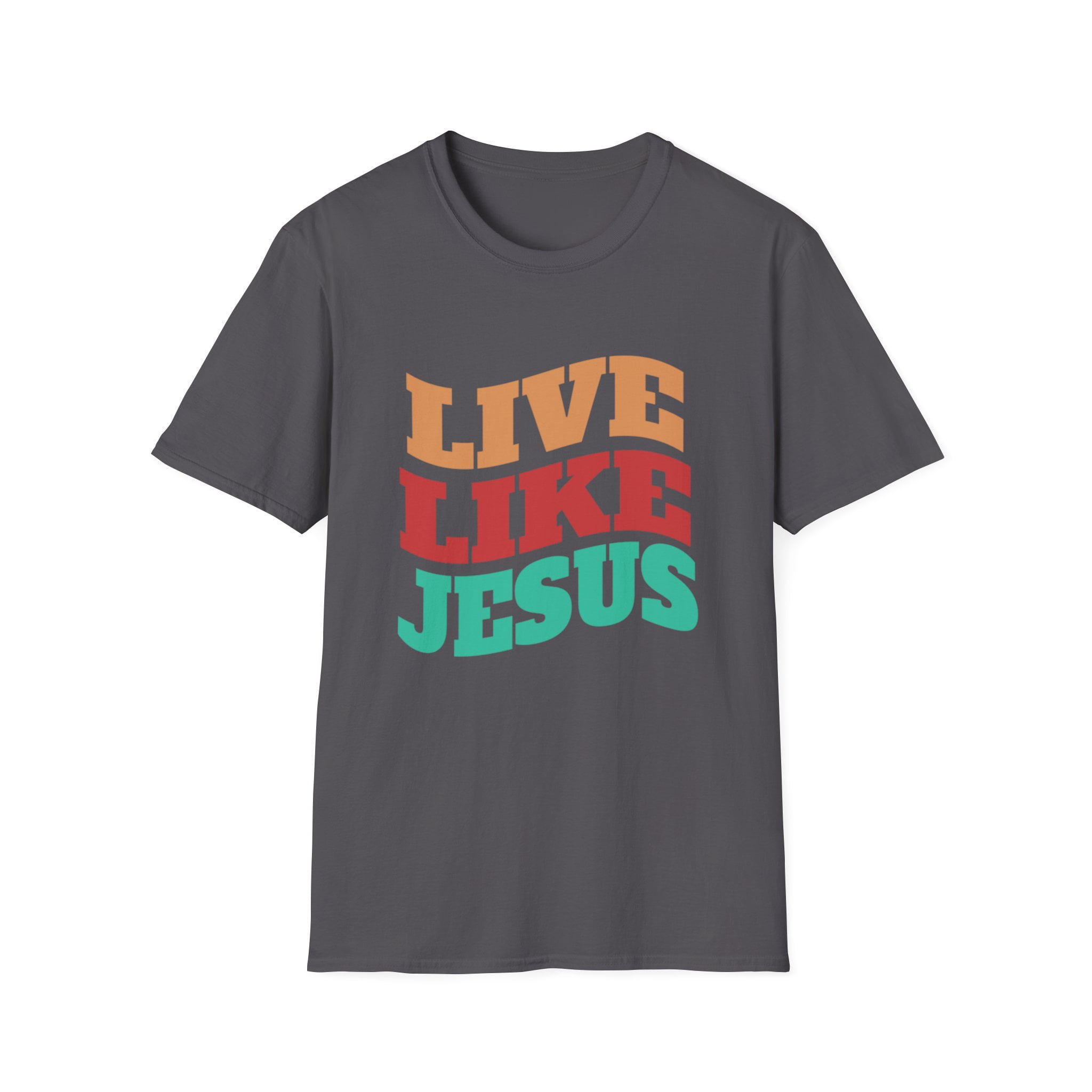 Living Like Jesus Religious God Christian Curved Letter - Walmart.com