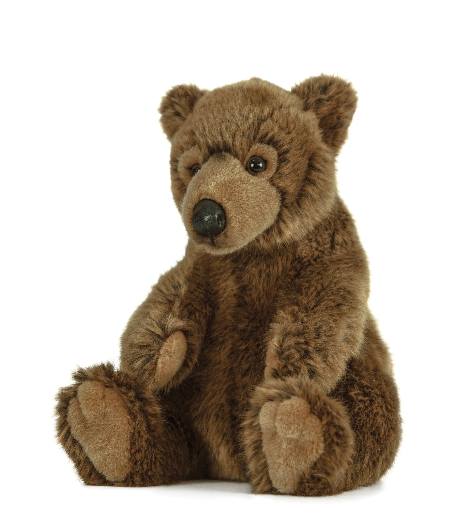 Living Nature 10" Plush Brown Bear Medium Plush Animal - Walmart.com