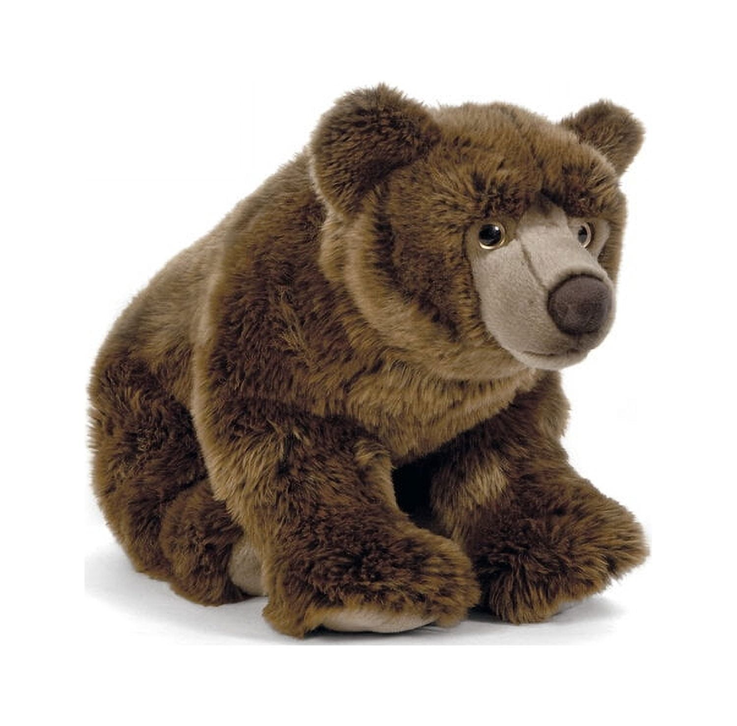 Living Nature Large Brown Bear - Stuffed Plush Animal Toy - Walmart.com