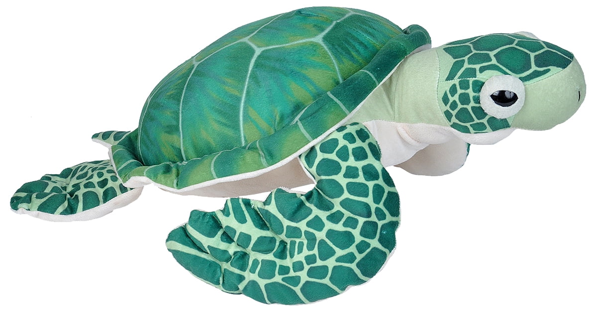 Living Ocean Sea Turtle Plush Stuffed Animal by Wild Republic, Kid ...