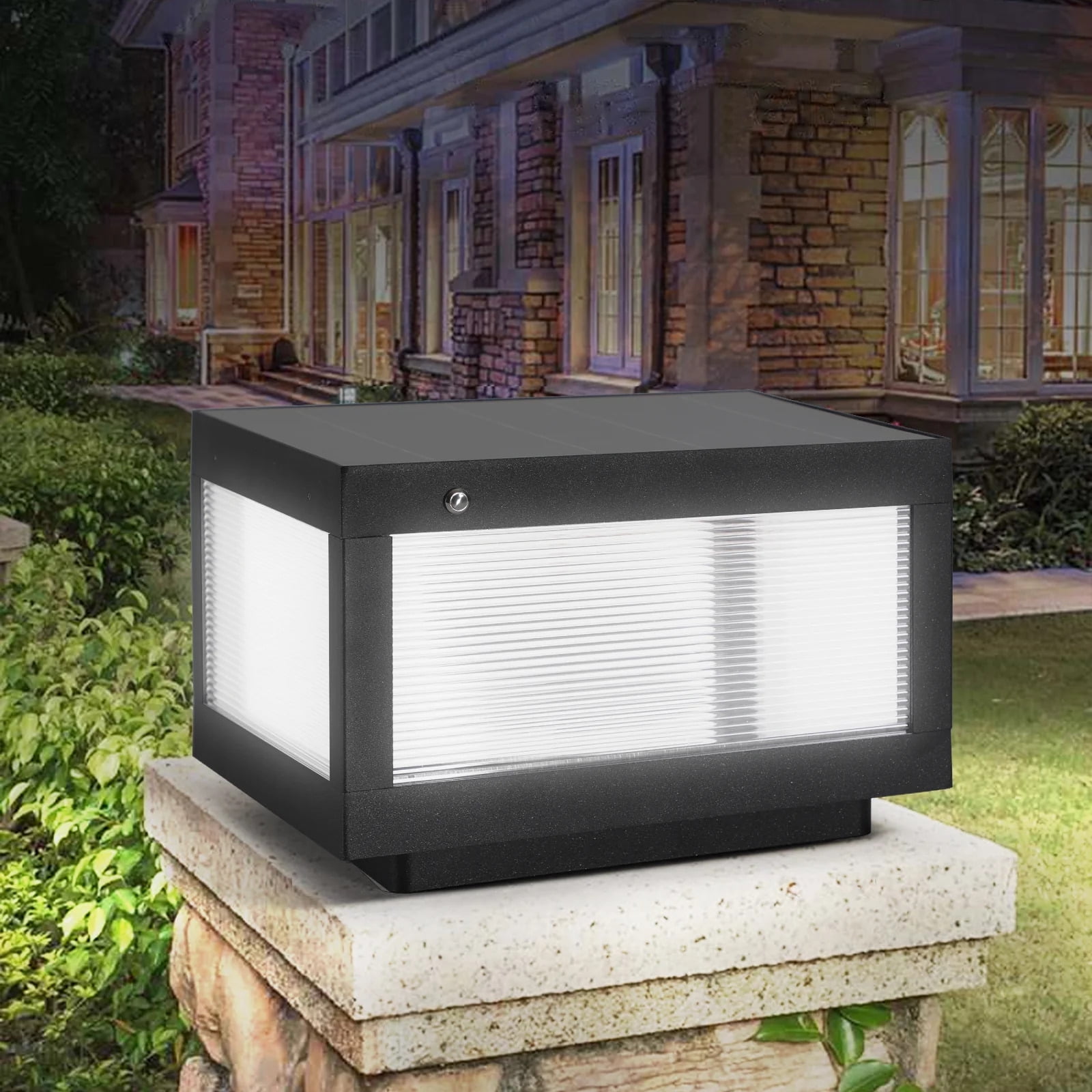 Living Pavilion Solar Wall Lamp With Dimmable LED - Walmart.com