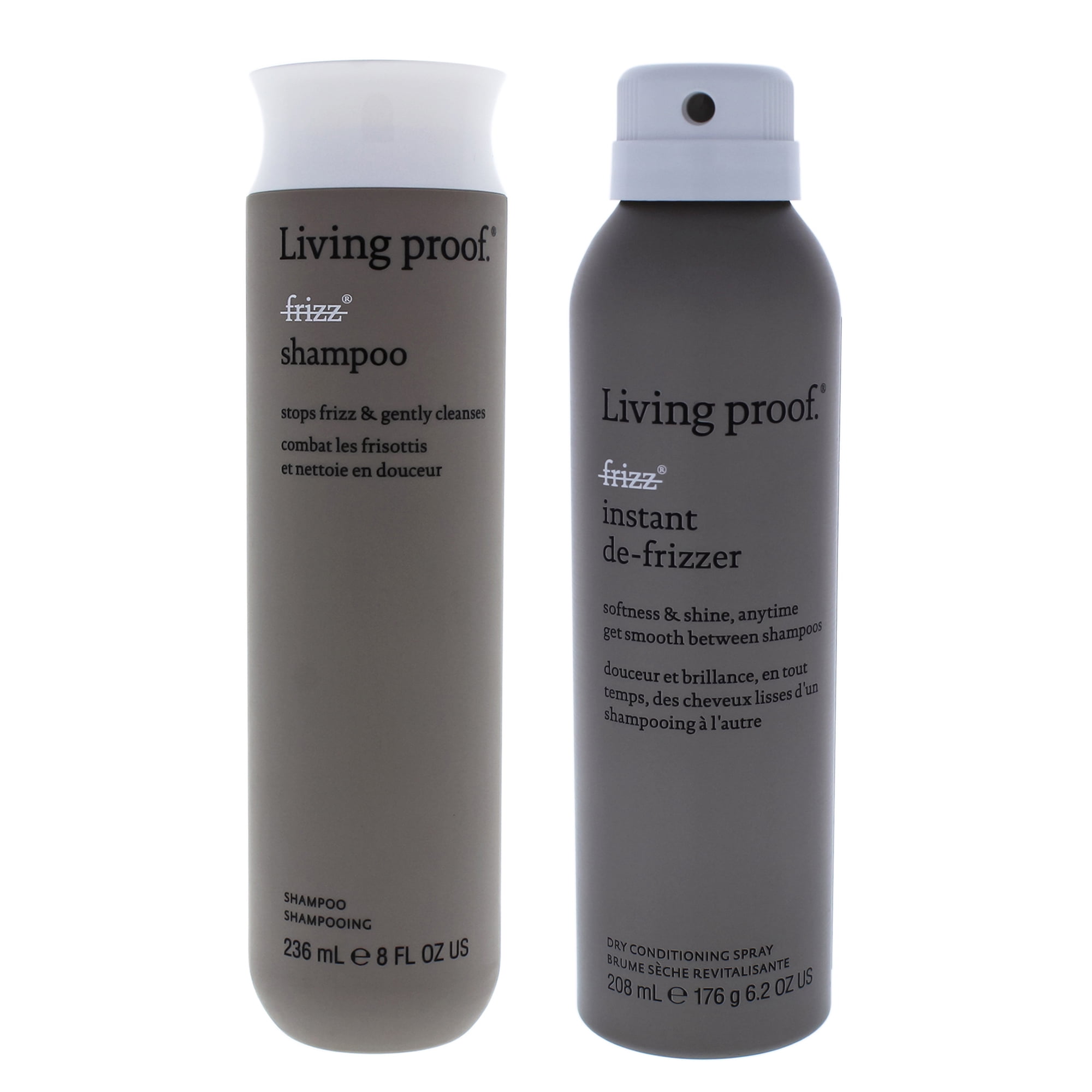 Living Proof Frizz Shampoo and Conditioner 2 Pc Kit - 8oz Shampoo, 6 ...