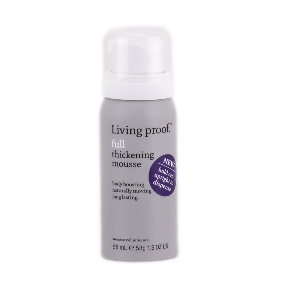 Living Proof Full Thickening Mousse, Lightweight, for Fine, Thin Hair ...