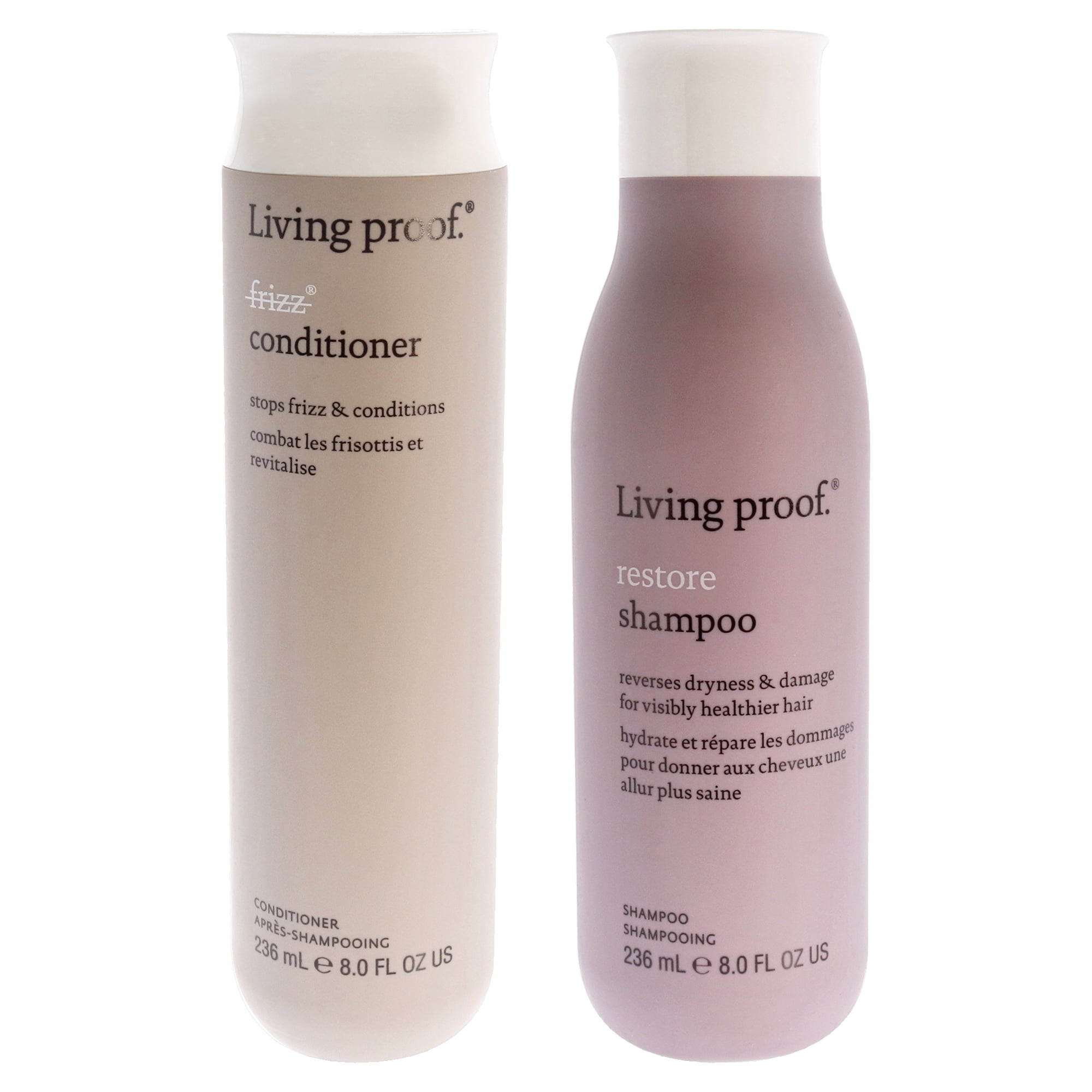 Living Proof Living Proof No Frizz Conditioner and Restore Shampoo ...