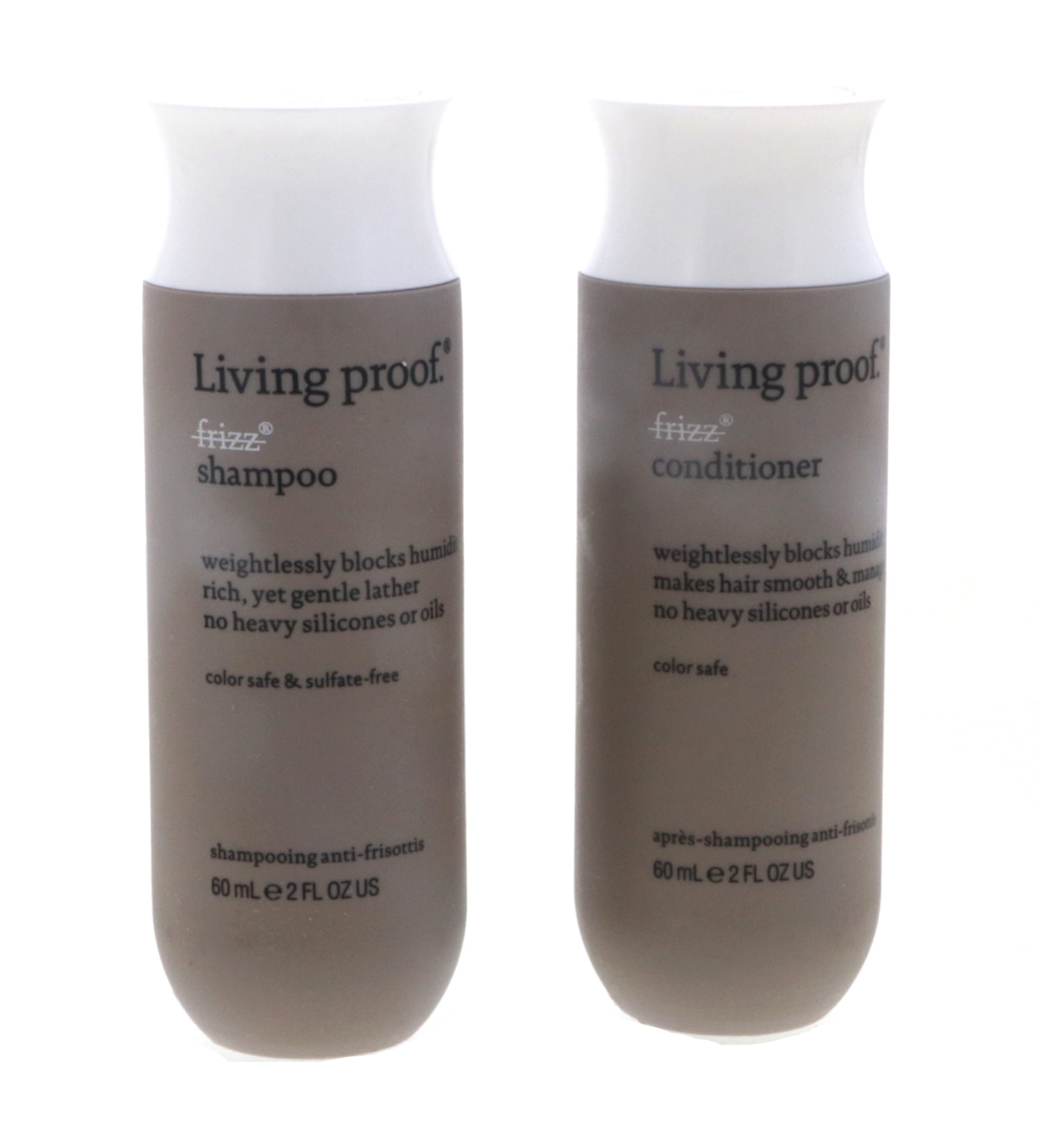 Living Proof No Frizz Conditioner, 2 oz-Living Proof No Frizz Shampoo ...