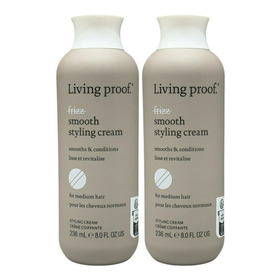 Living Proof No Frizz Smooth Styling Cream 8 Oz (Pack of 2) - Walmart.com