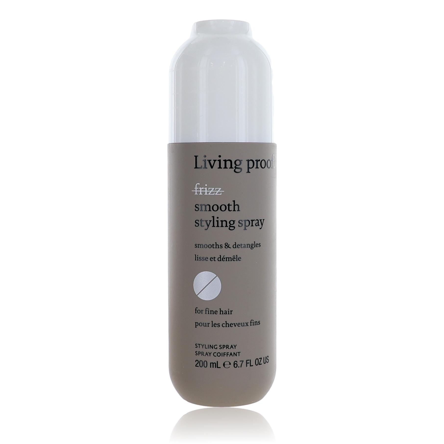 Living Proof No Frizz Smooth Styling Spray, 6.7 oz, Lightweight, Fine ...