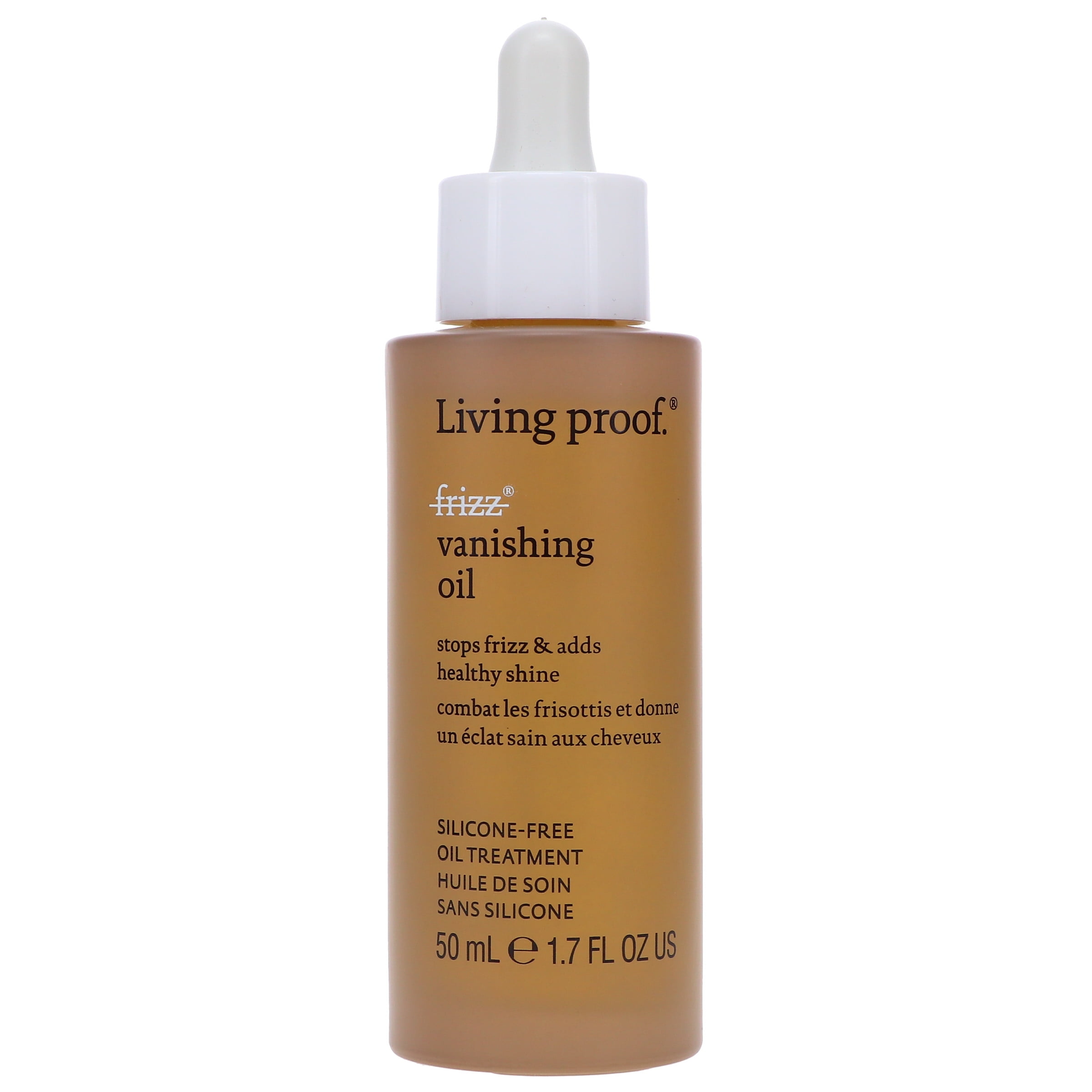 Living Proof No Frizz Vanishing Oil, 1.7 oz, Hydrating Lightweight Hair ...
