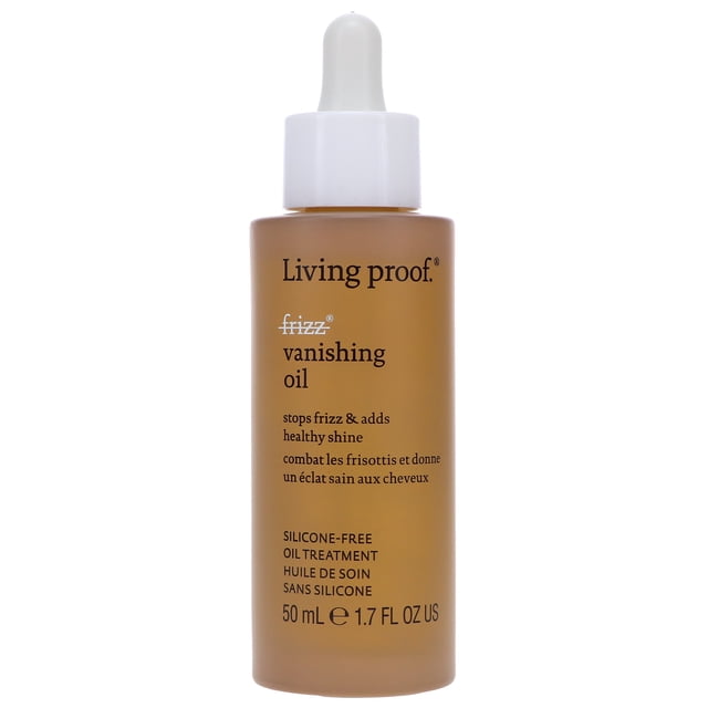 Living Proof No Frizz Vanishing Oil 1.7 oz, Hydrating Lightweight Hair ...