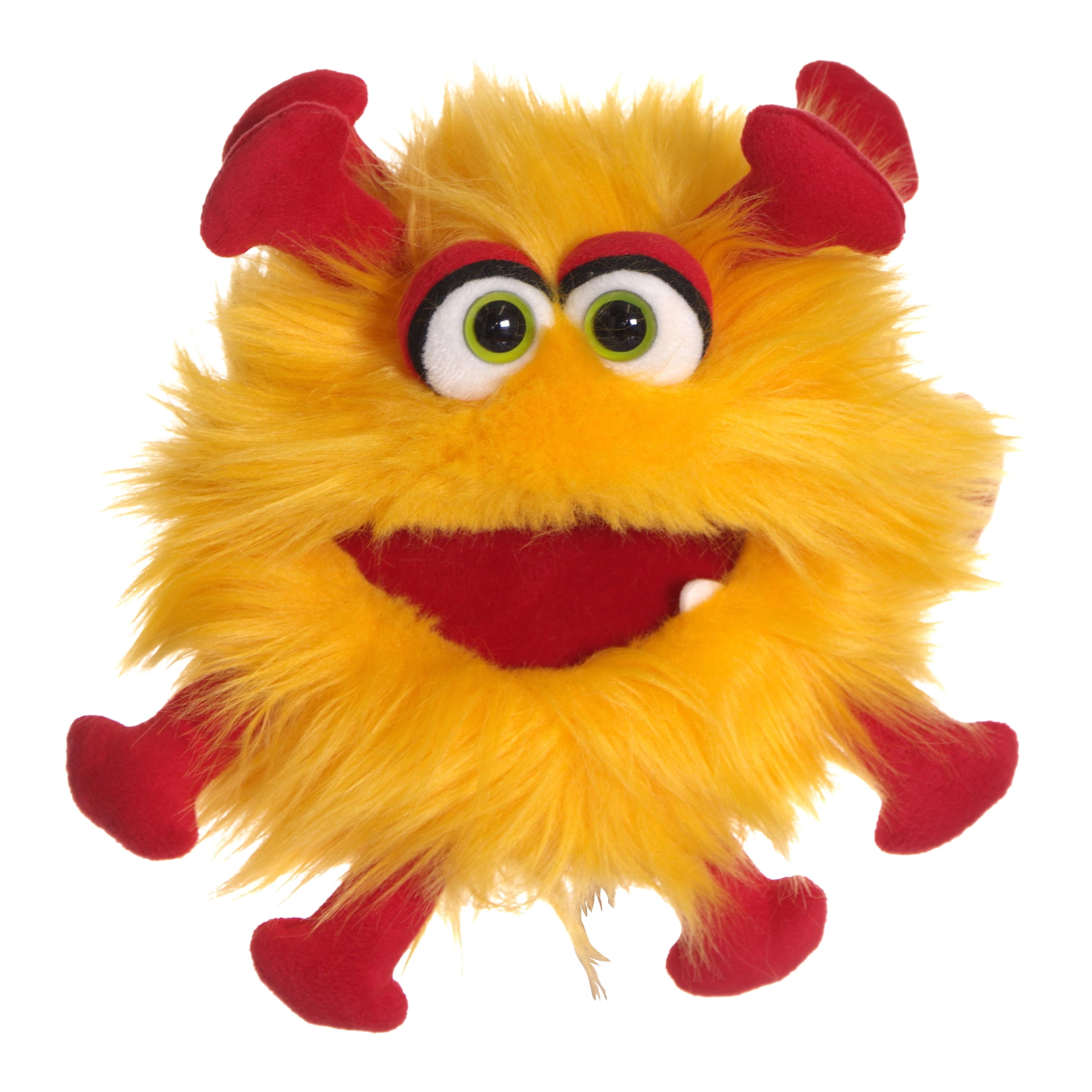 Living Puppet - Zap The 9-Inch Yellow Friendly Monster, Plush Hand ...