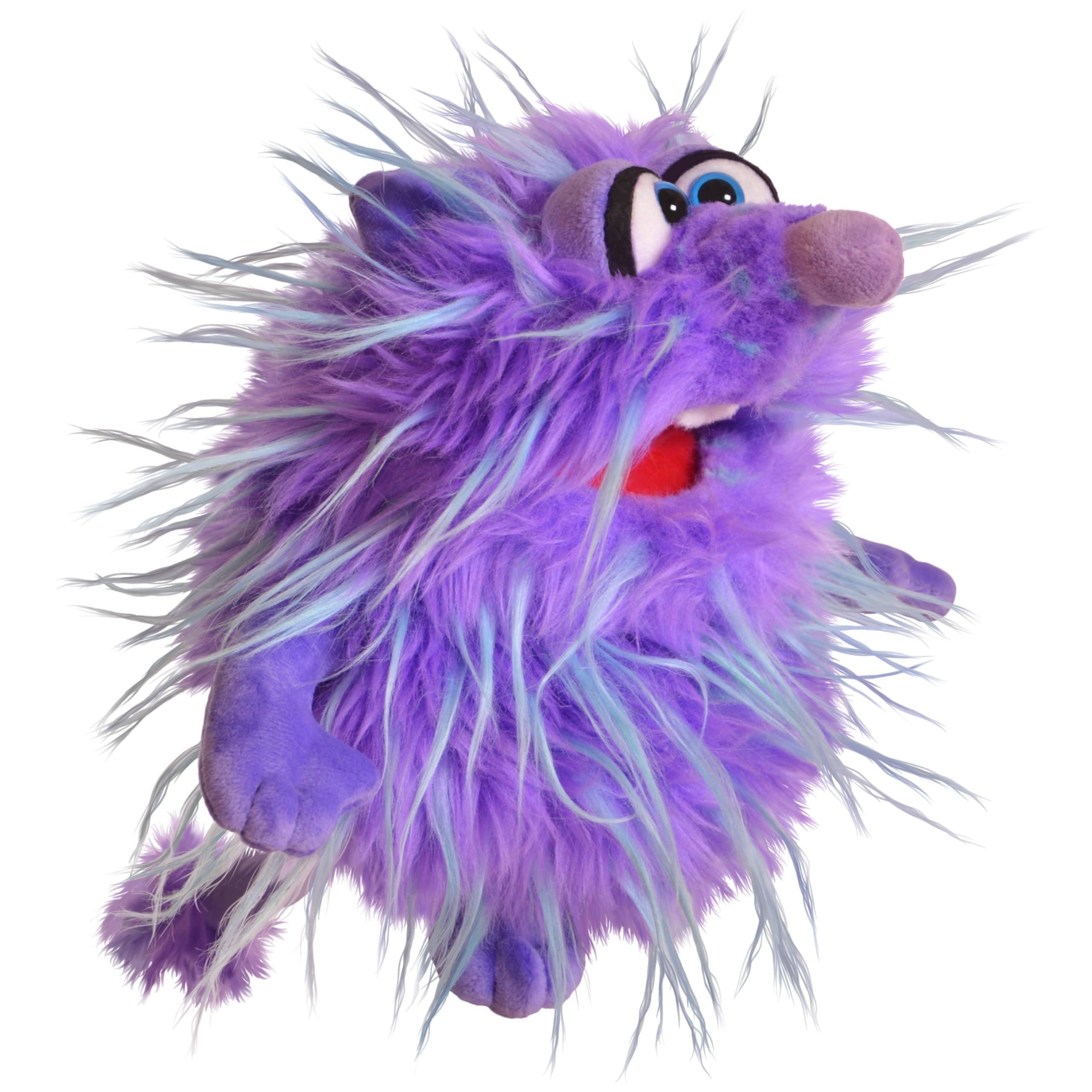 Living Puppets 9-Inch Plush Purple Monster Hand Puppet, Small, Portable ...