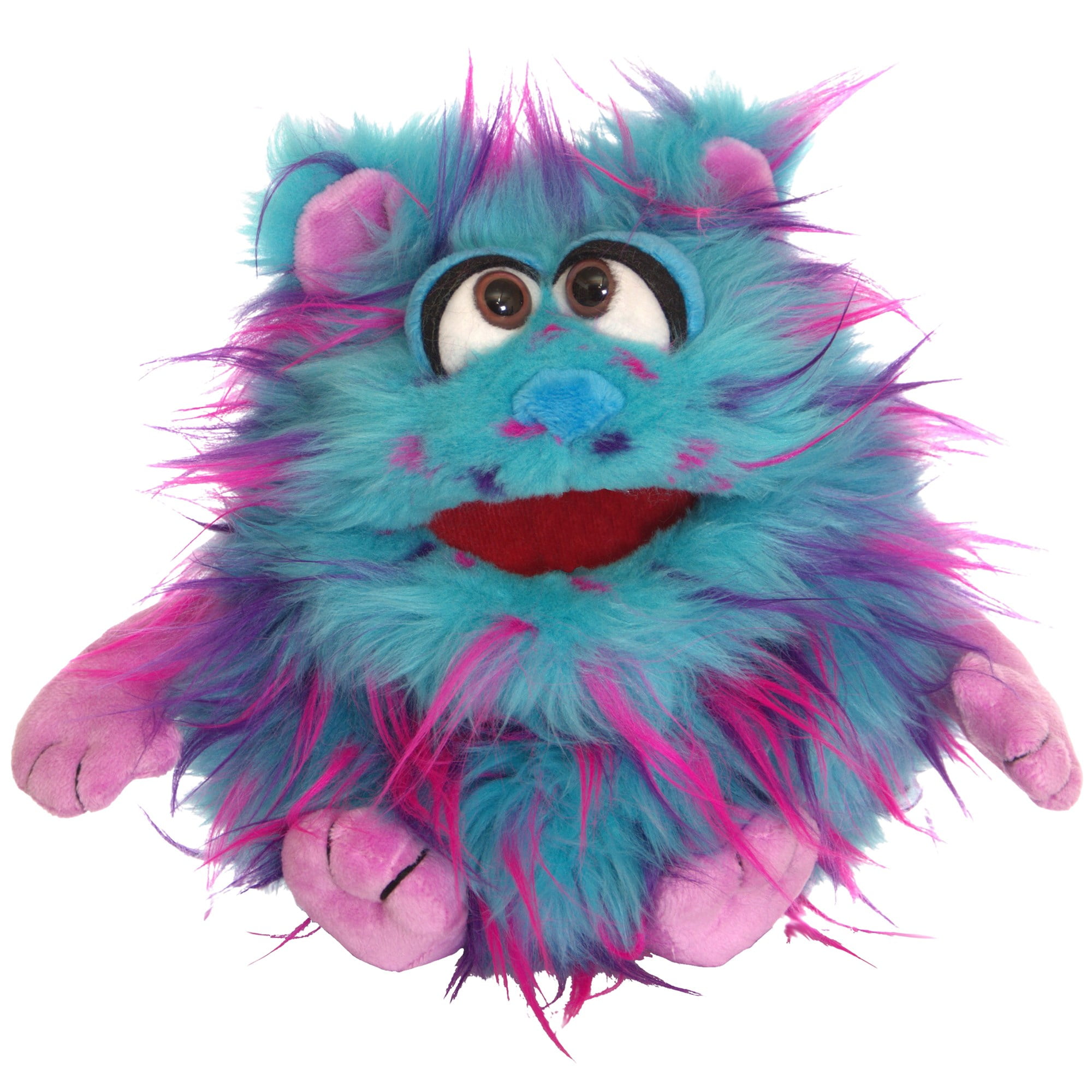 Living Puppets: Beep The Blue Friendly Monster - 9" Plush Hand Puppet ...