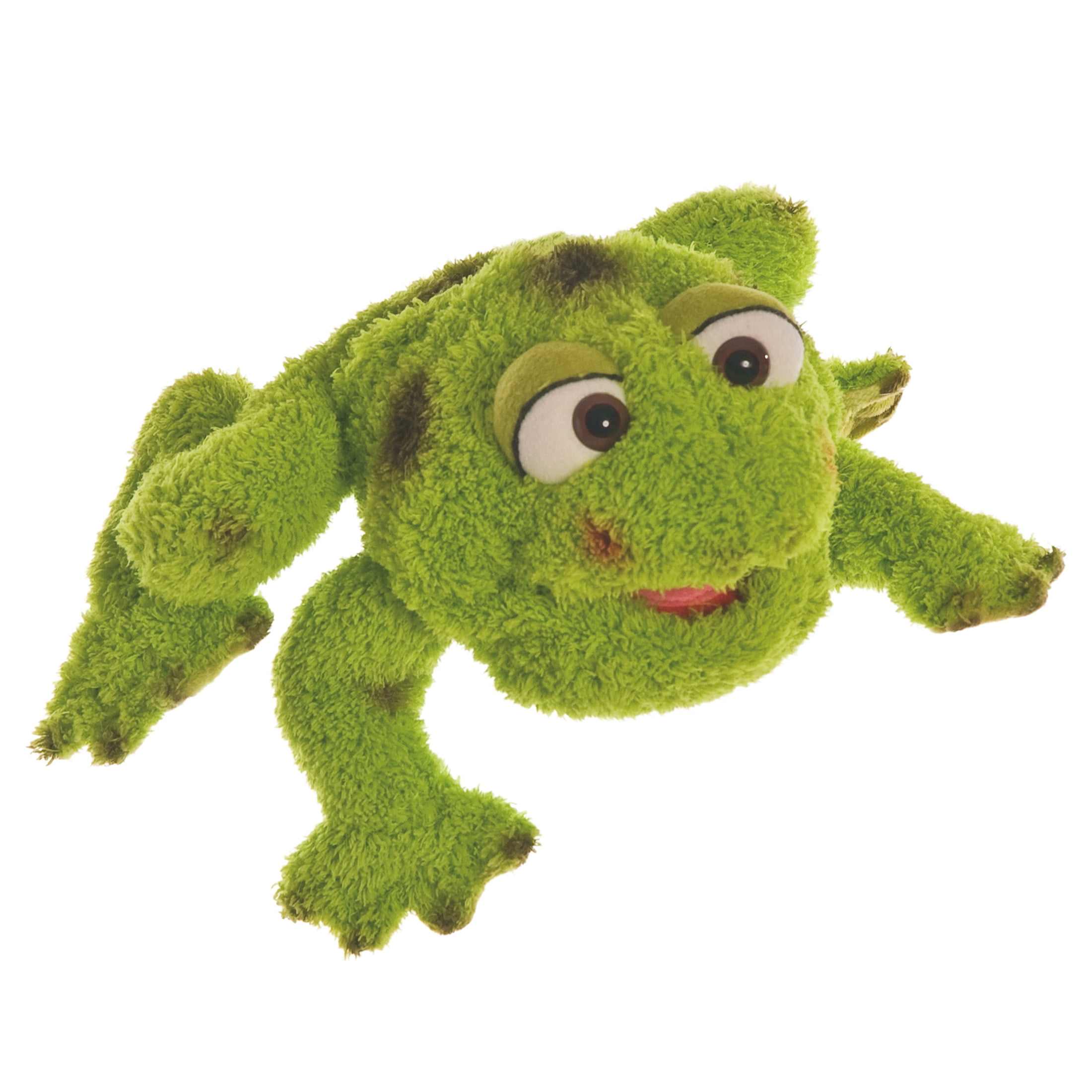 Living Puppets - Dennis The 10-Inch Green Frog, Plush Hand Puppet ...