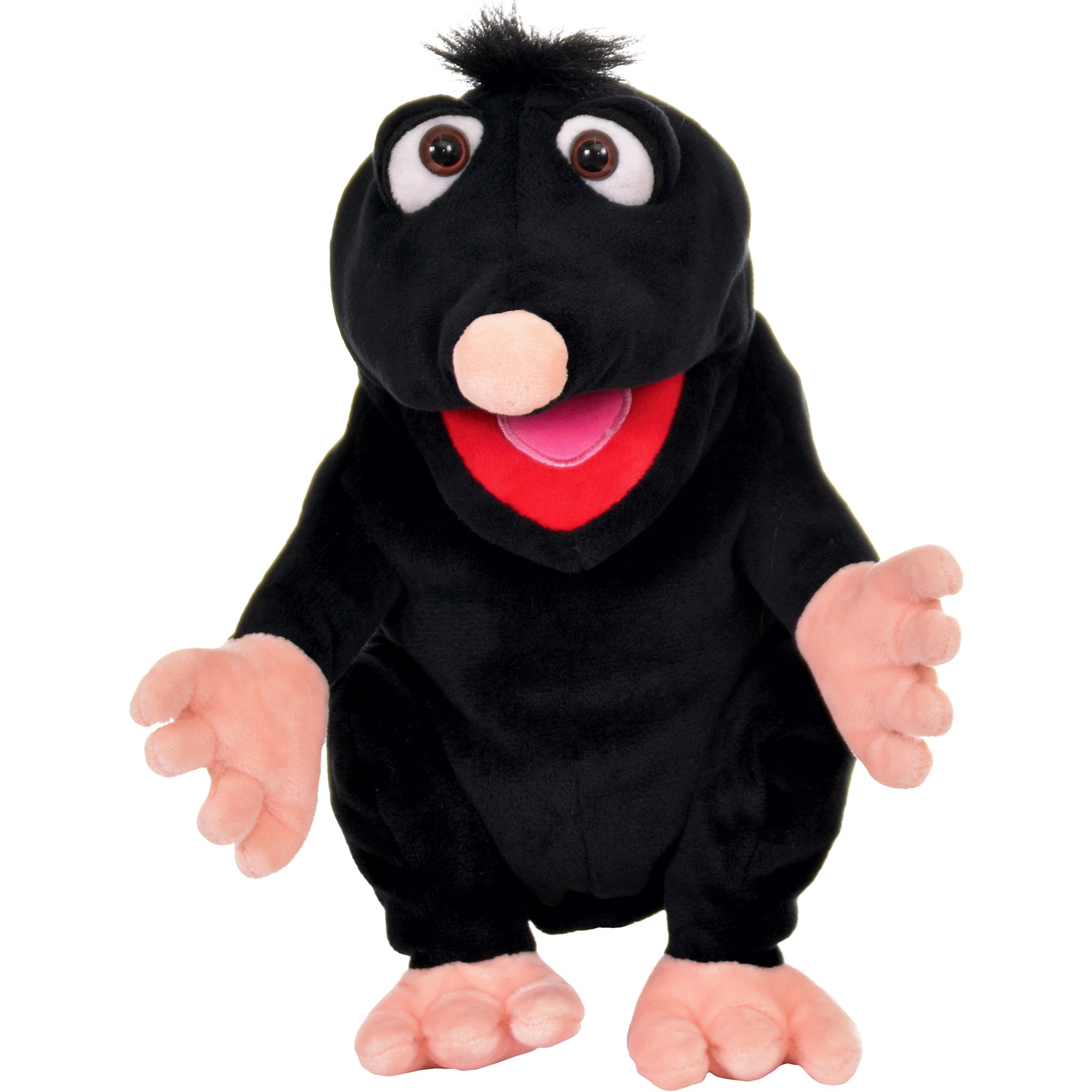 Living Puppets: Hugo The Black Mole - 12" Plush Hand Puppet, Handmade ...