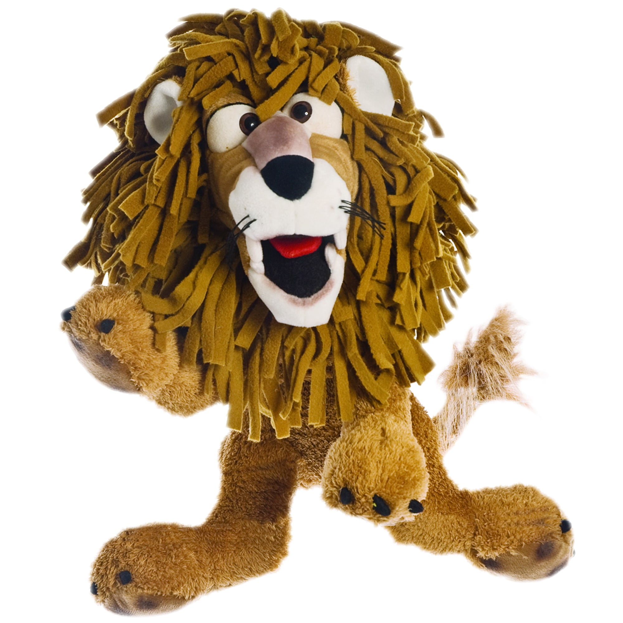 Living Puppets: Murray The Lion - 17" Plush Hand Puppet, Handmade Pal ...