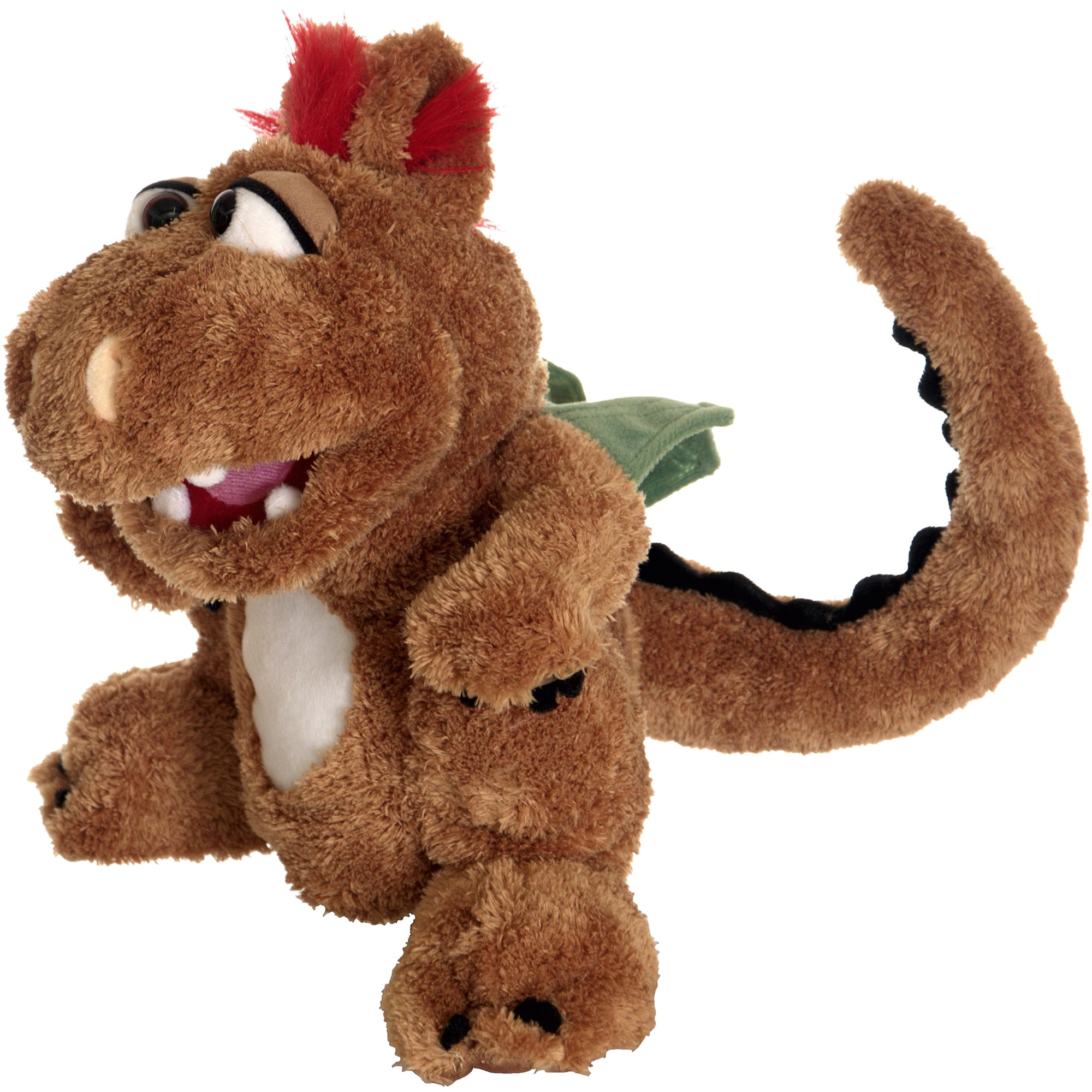 Living Puppets: Ollie The Brown Dragon - 14" Plush Hand Puppet ...