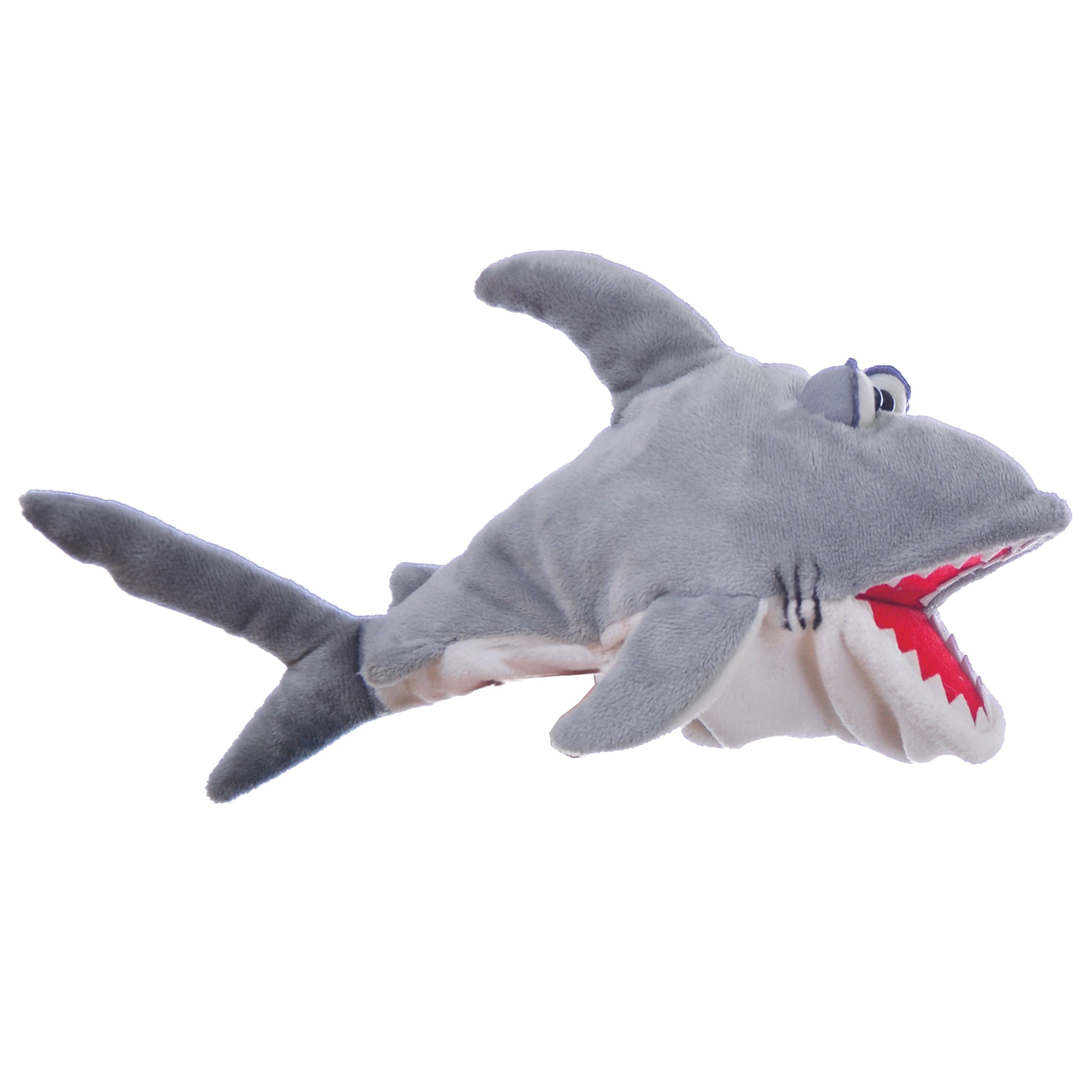 Living Puppets: Snax The Friendly Shark - 12" Plush Hand Puppet ...
