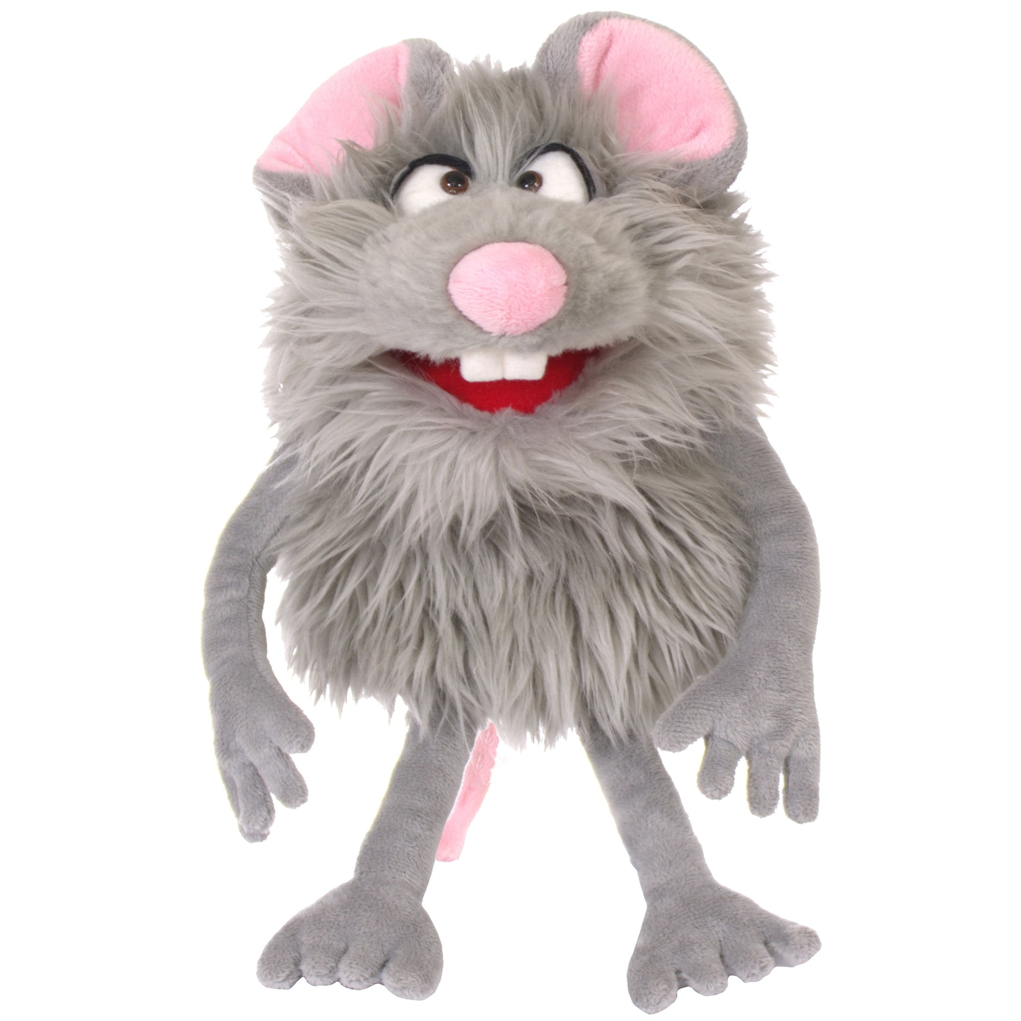 Living Puppets: Zig The Grey Friendly Monster - 14" Plush Hand Puppet ...