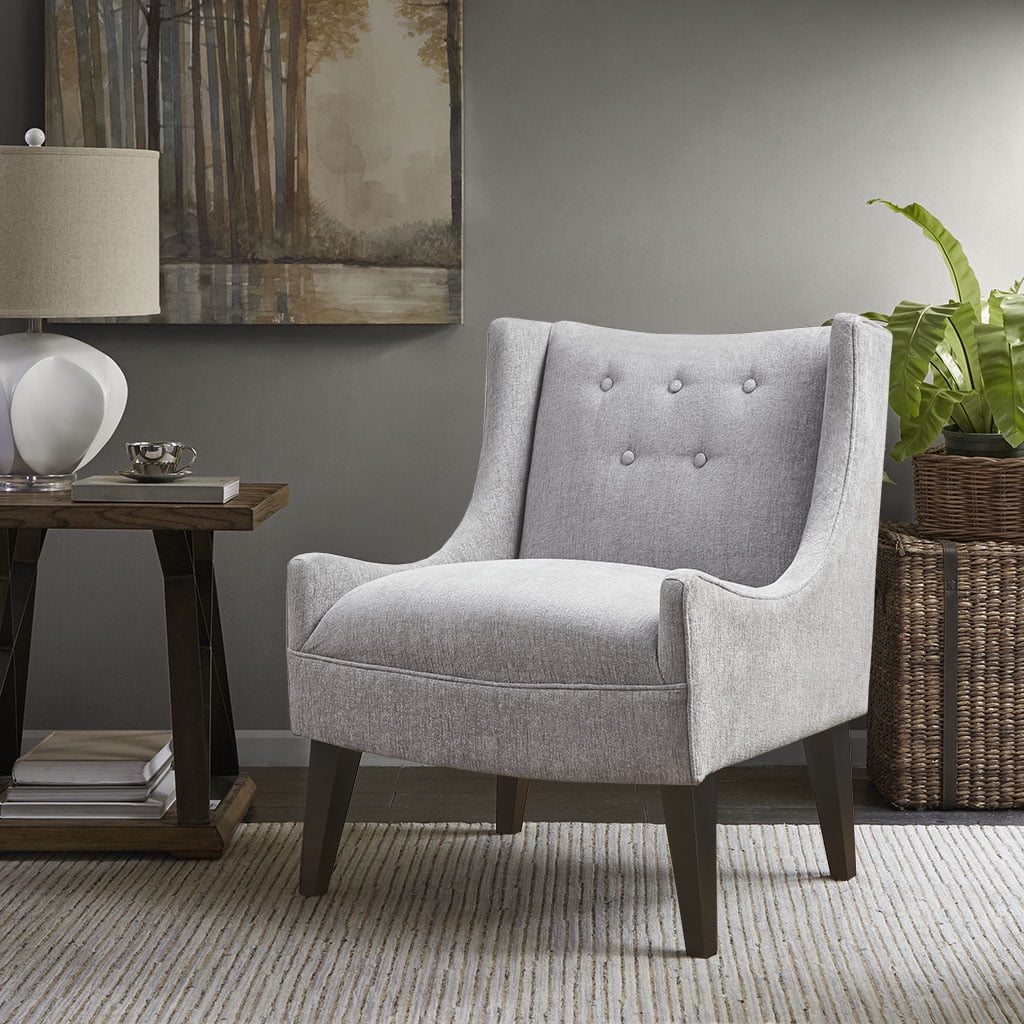 Living Room Accent Chair, Upholstered Lounge Chair with Button Tufted ...