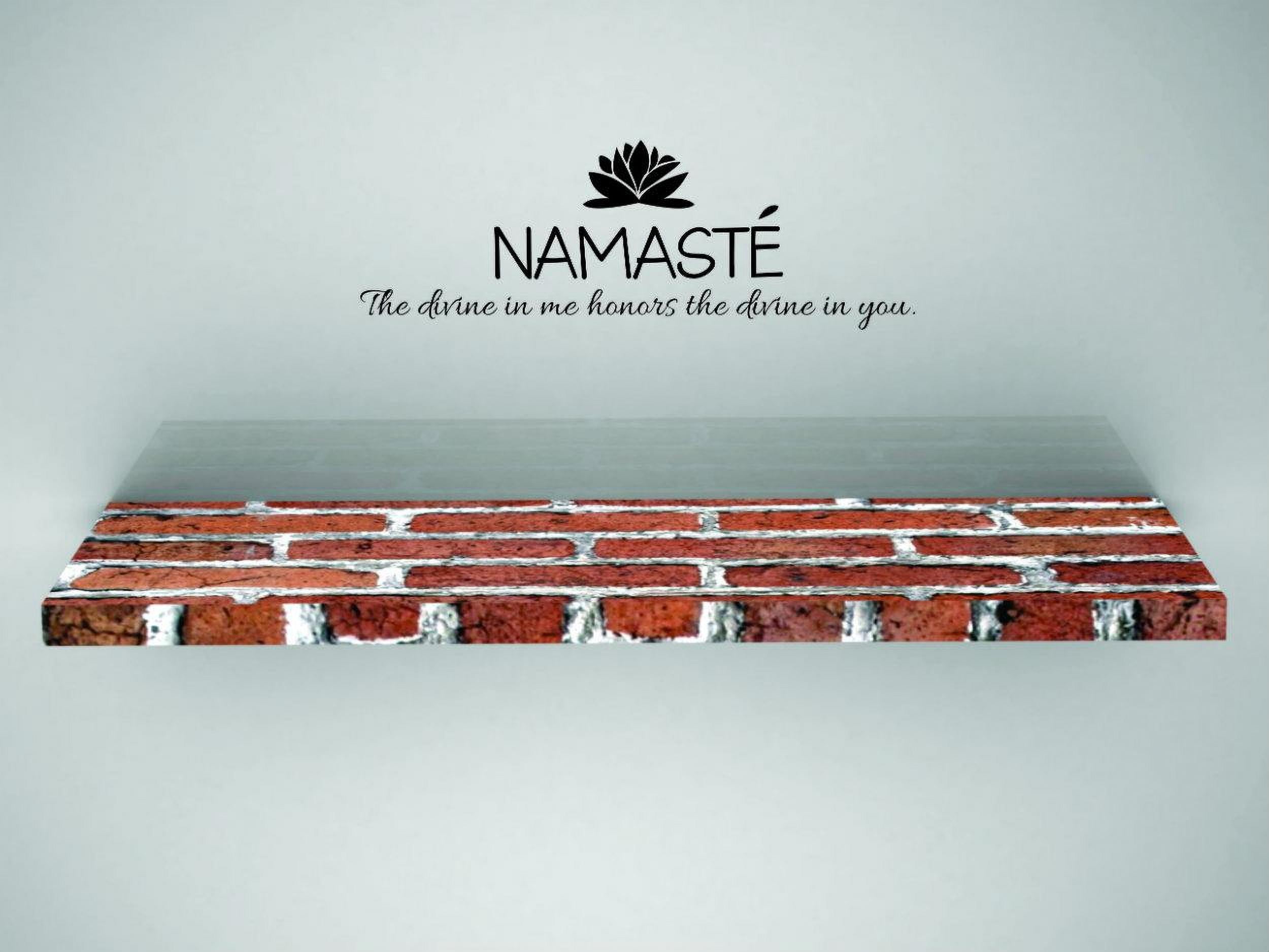 Living Room Art Namaste The Divine In Me Honors The Divine In You. 8x20 ...