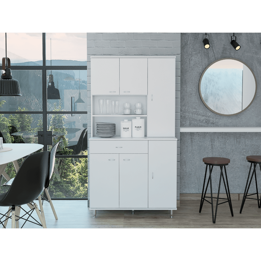 Living Room Cabinets Della 90 Kitchen Pantry, One Drawer, Multiple ...