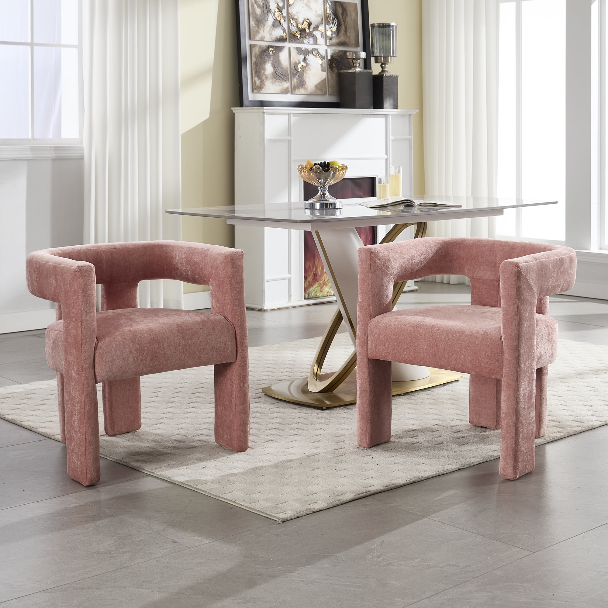 Living Room Chairs Campcraft Contemporary Designed Fabric Upholstered ...