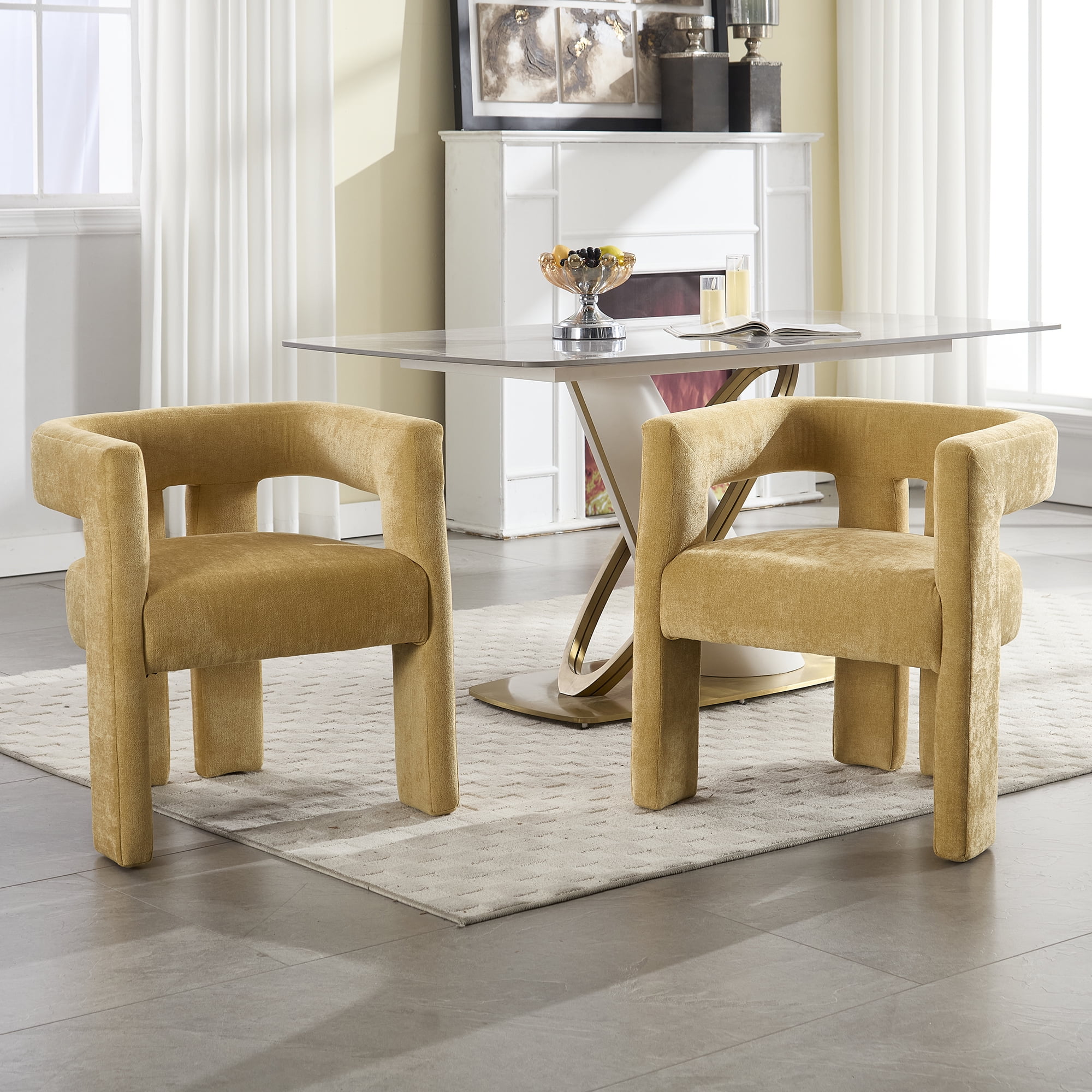 Living Room Chairs Campcraft Contemporary Designed Fabric Upholstered ...