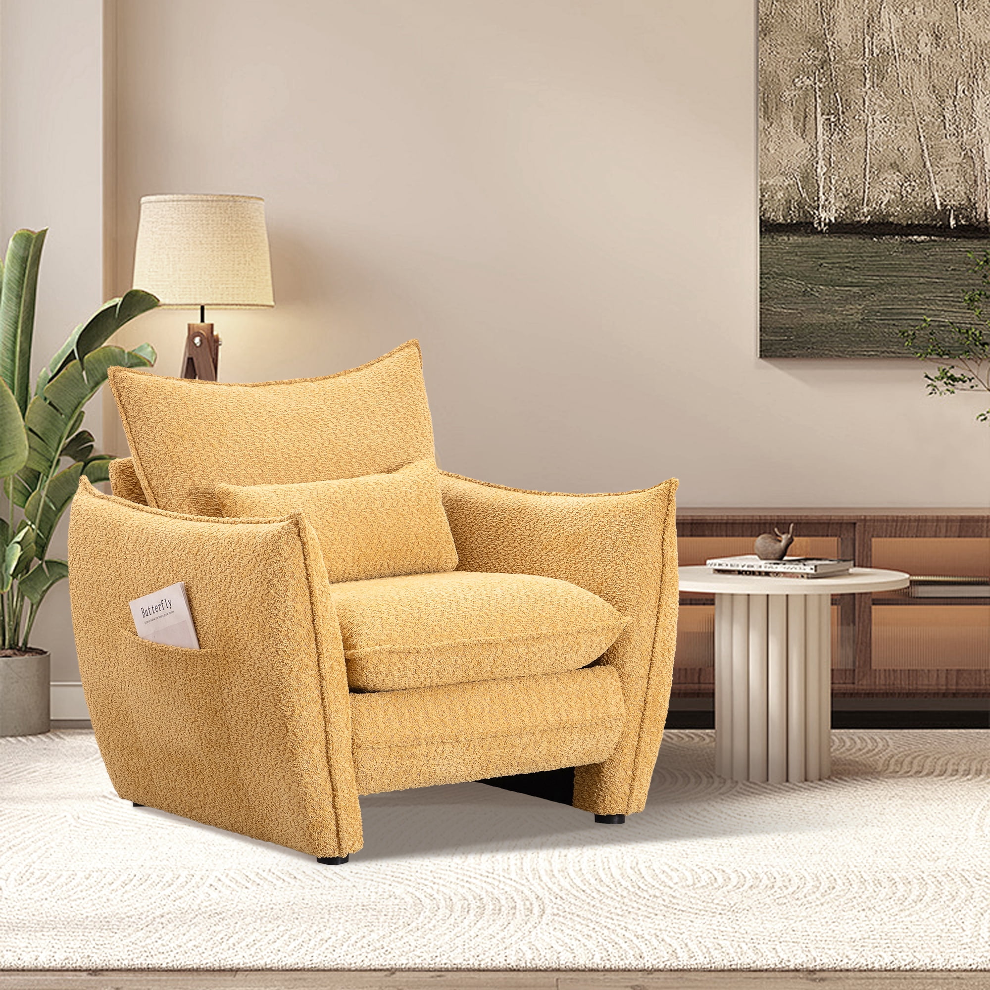 Living Room Chairs Sharp-Angle Modern Chair - Suitable for a variety of ...