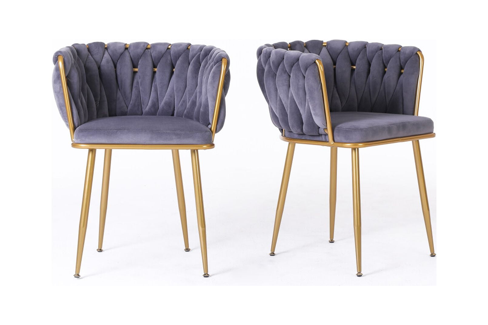 Living Room Chairs set of 2,Velvet Makeup Vanity Chair with Back Arm ...