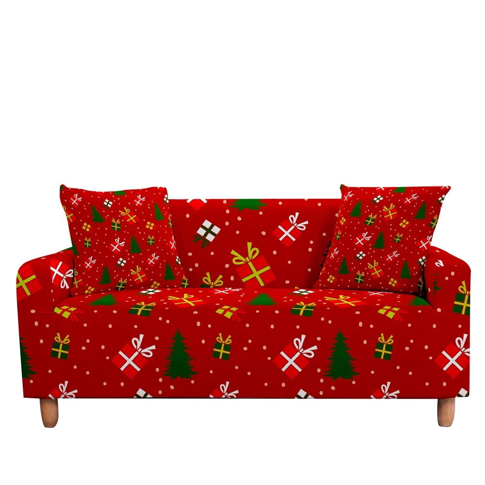 Living Room Christmas Sofa Cover Flexible Combination L-shaped Sofa ...