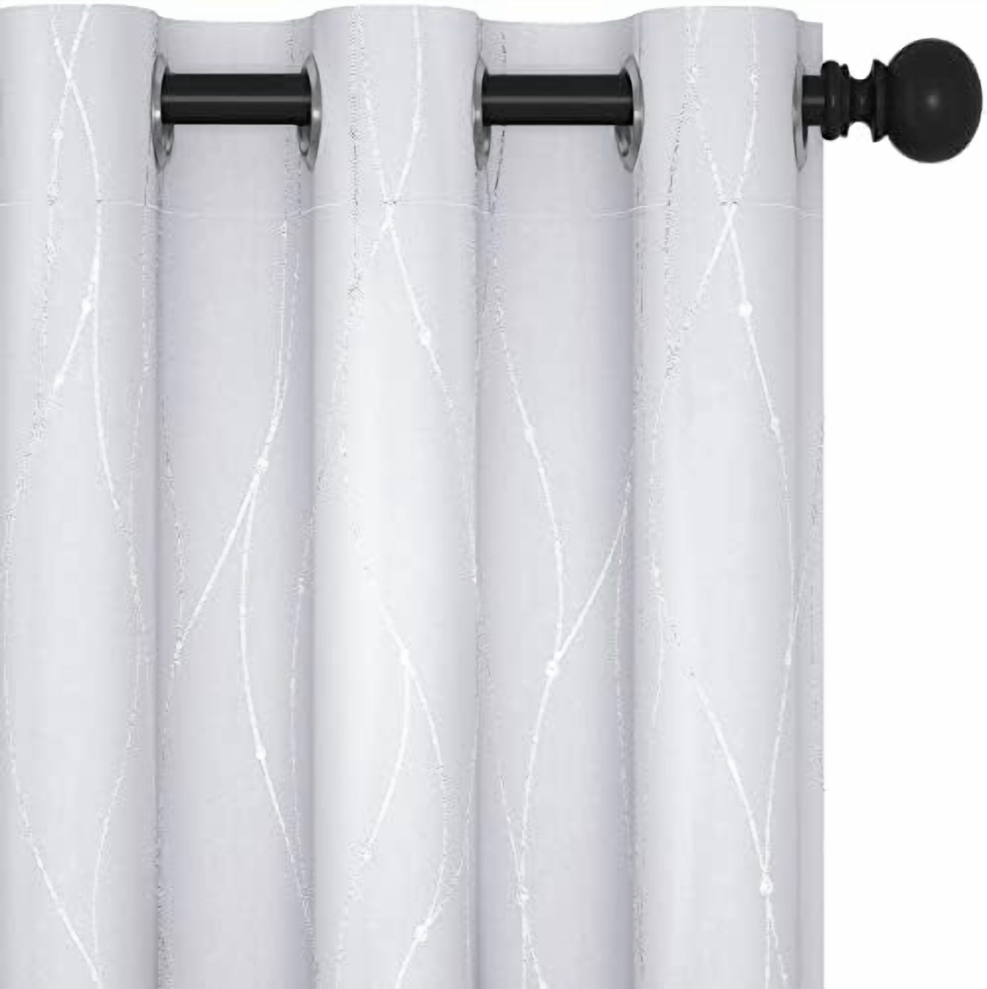 Living Room Curtains, Room Darkening Drapes, Thermal Insulated ...