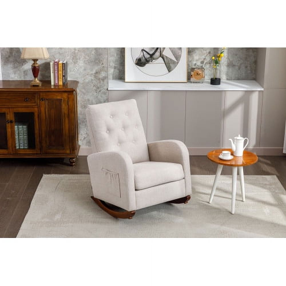 Walmart Indoor Rocking Chair for Adults, High Back, Comfortable Padded ...