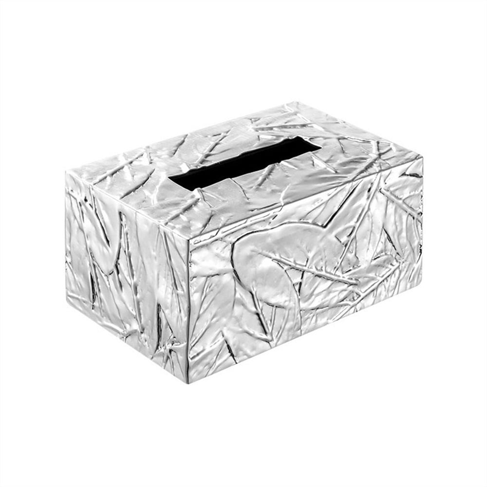 Living Room High-end Stainless Steel Drawer Box Hotel Tissue Box Light ...