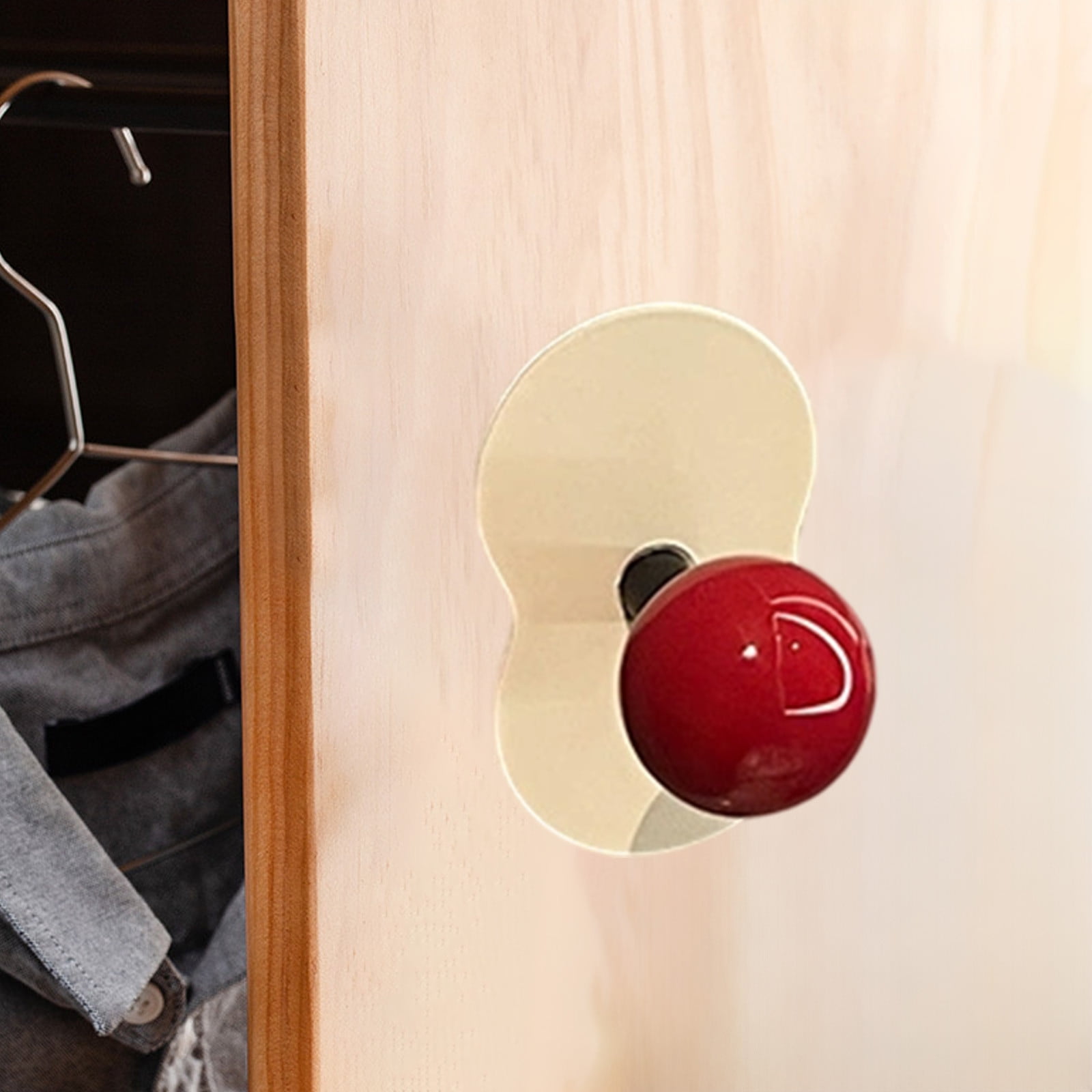 Living Room Hooks, No Punch Hooks, Strong Load-Bearing Adhesive, Non-Marking Hanging Buckle ...