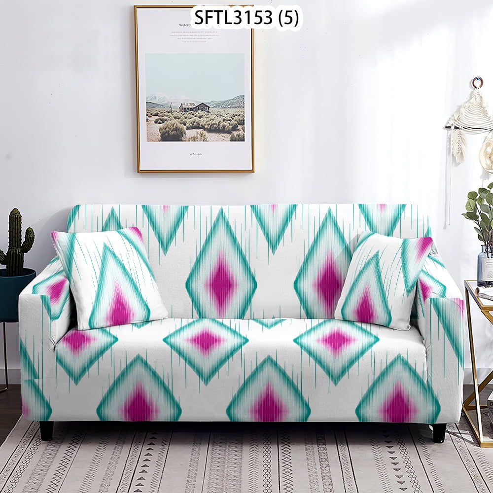 Living Room Lattice sofa Stretch Sofa Cover Modern Combination Corner ...